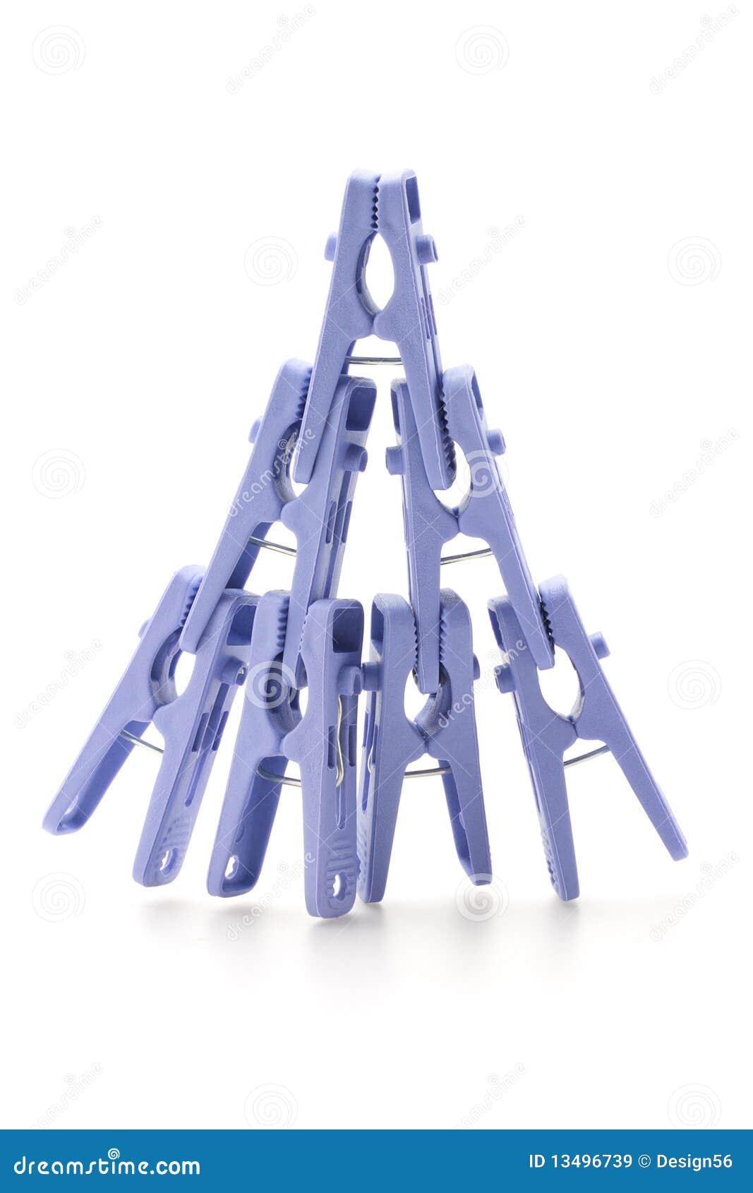 Plastic clothes pegs stock image. Image of laundry, arranged - 13496739