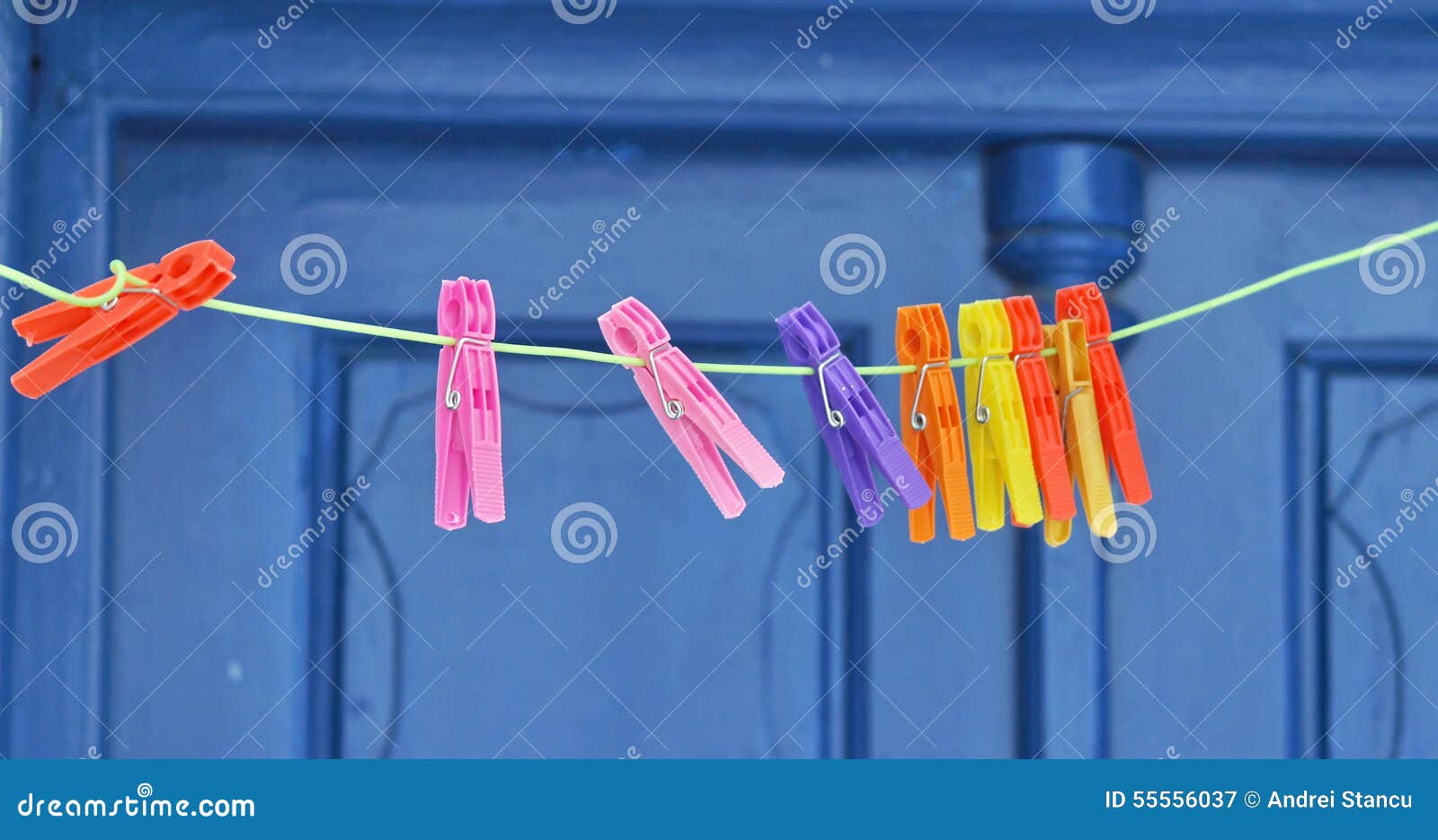 Plastic Clothes Pegs stock image. Image of fasten, detail - 55556037