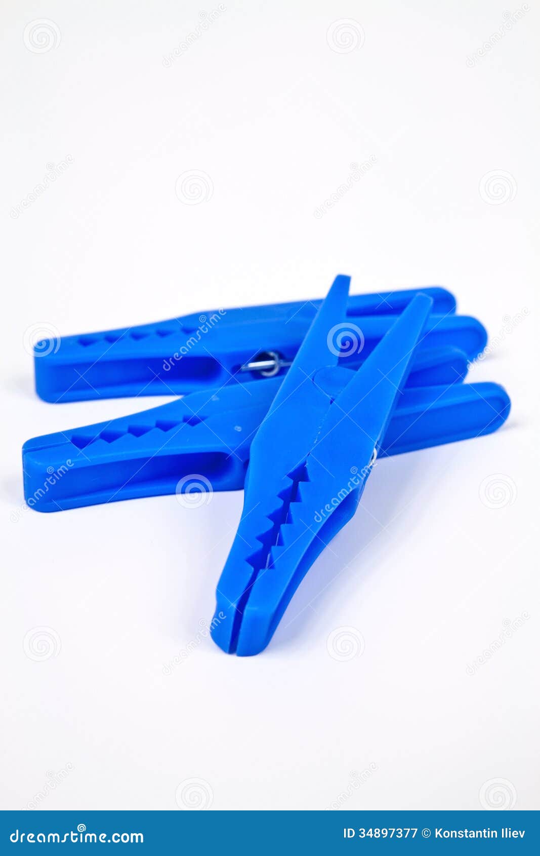 Plastic clothes pegs stock image. Image of clothesline - 34897377