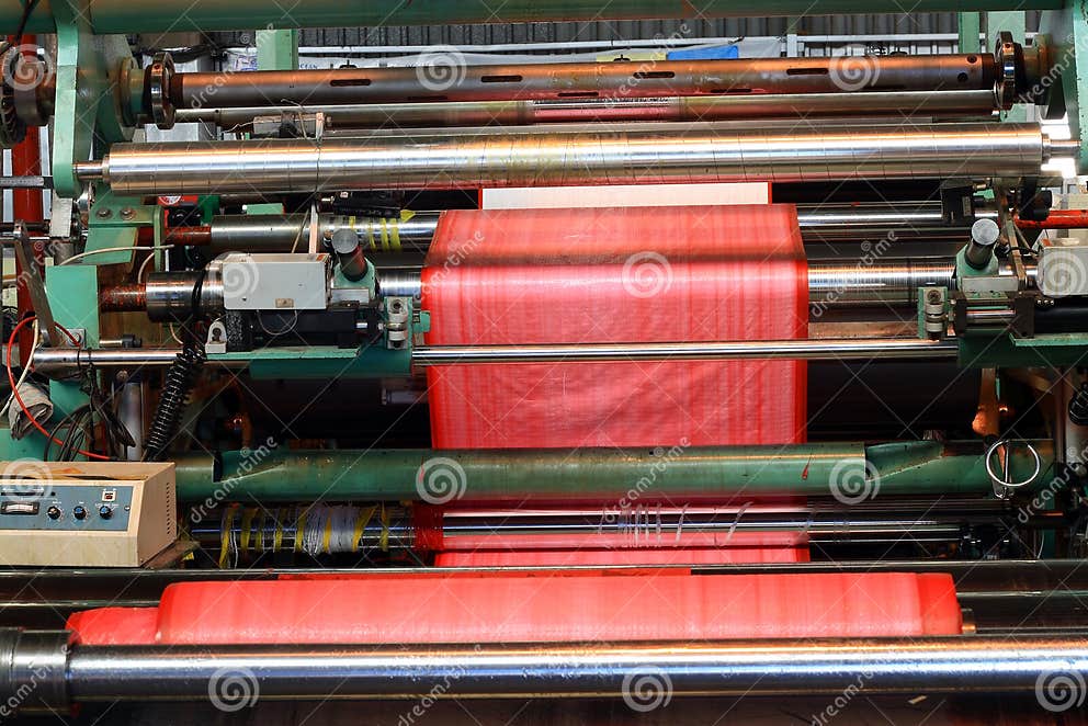 Plastic coating machine stock photo. Image of duty, factory - 4688938