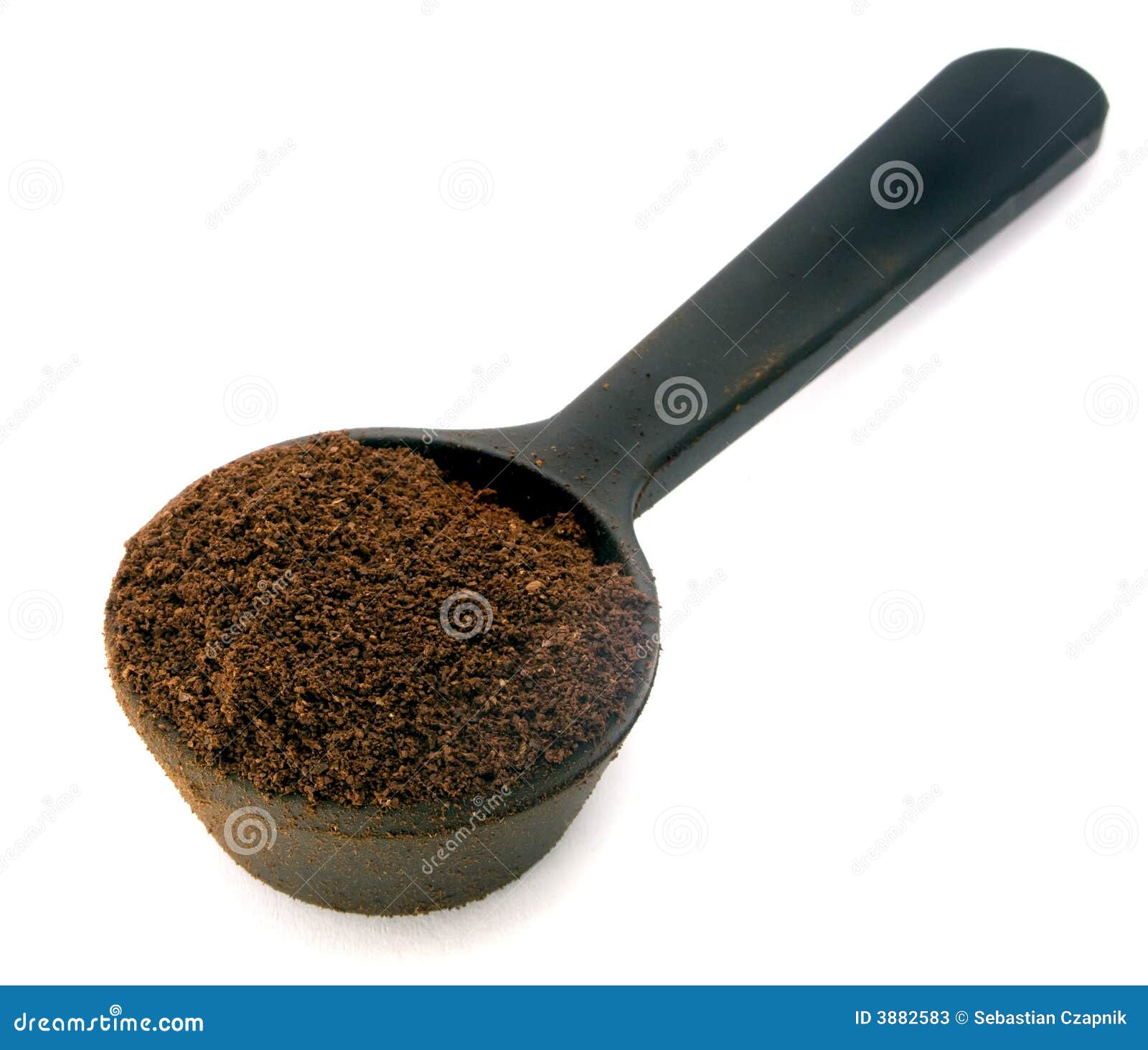 Plastic coffee spoon stock image. Image of isolated, diagonal - 3882583