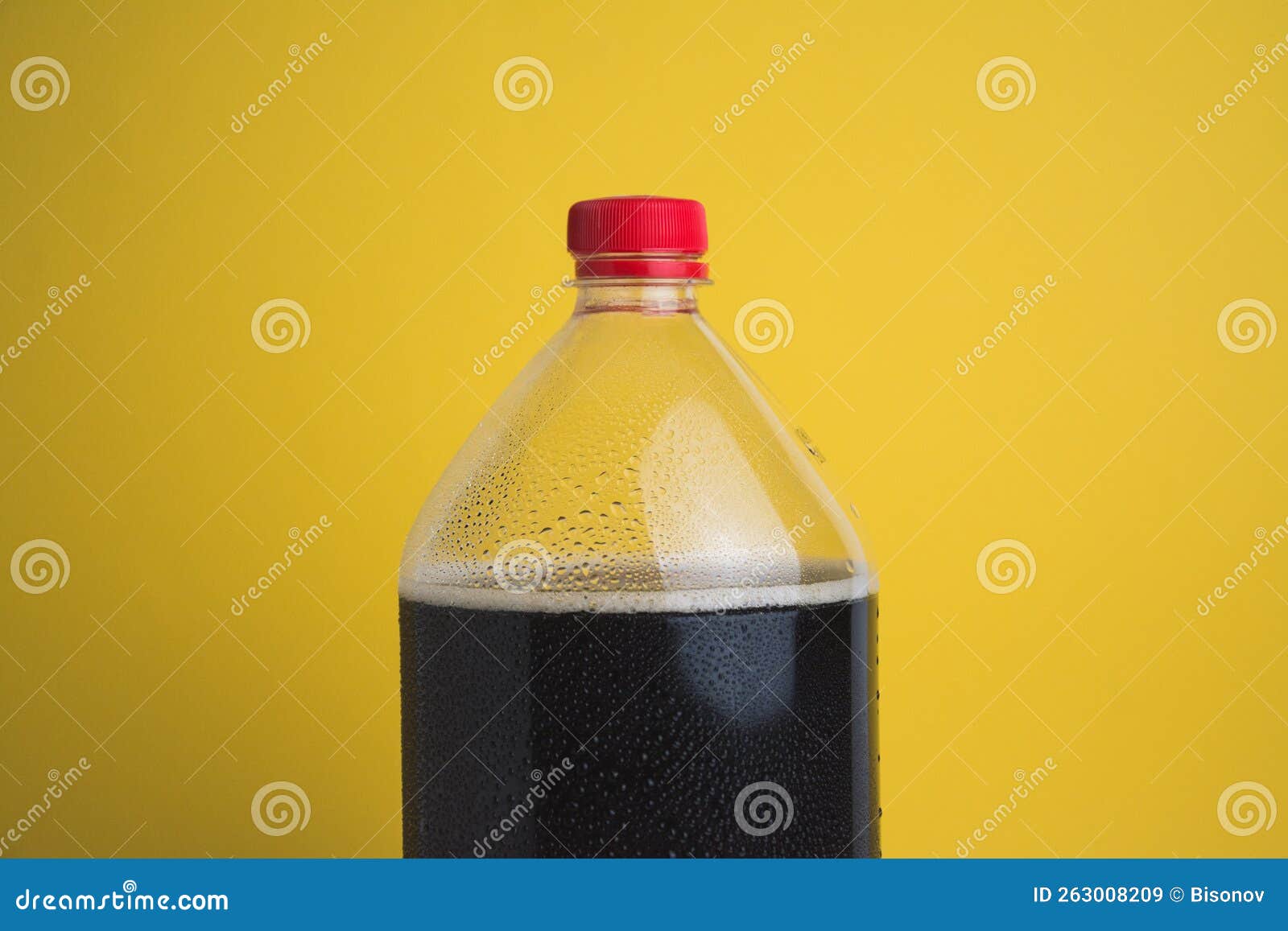 Plastic Coke Bottle stock image. Image of yellow, cola - 263008209