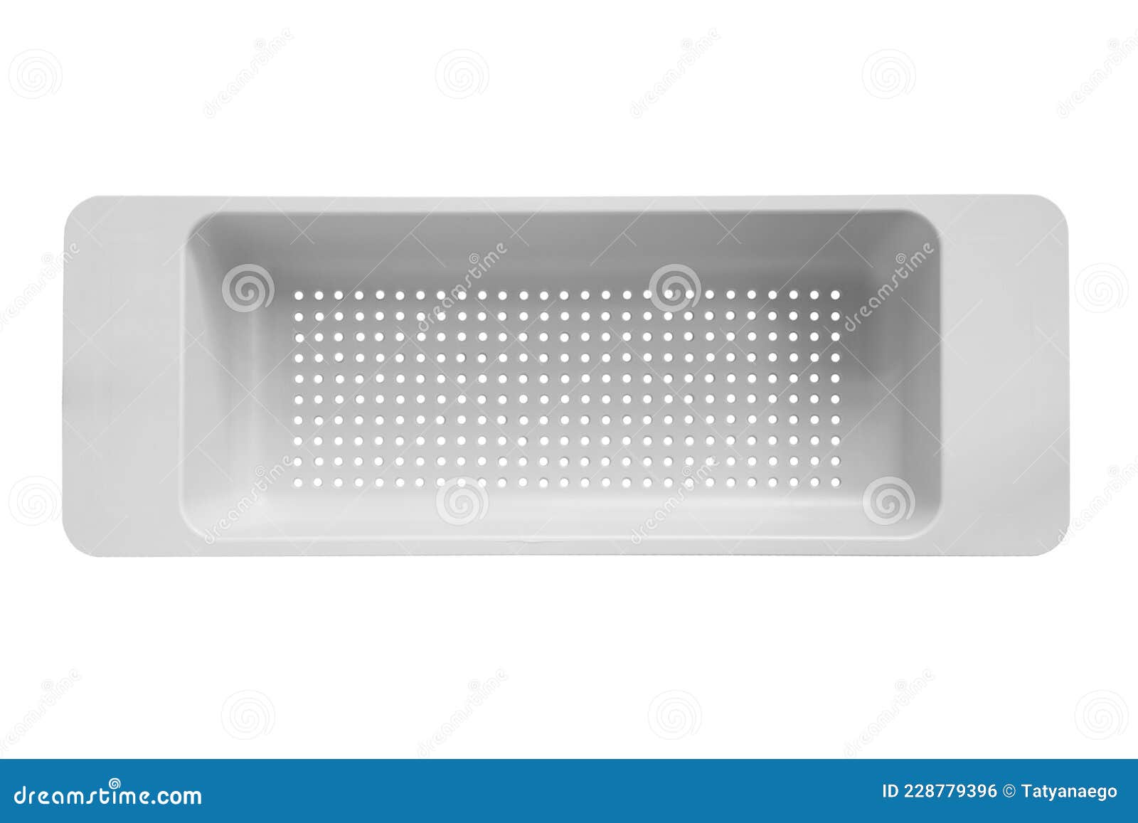 Plastic colander isolated stock photo. Image of colander - 228779396