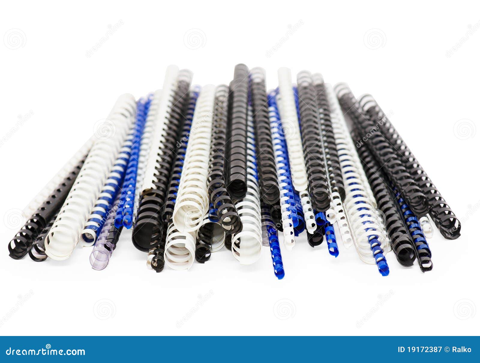 Plastic Color Springs for Cover Stock Image - Image of plastic ...