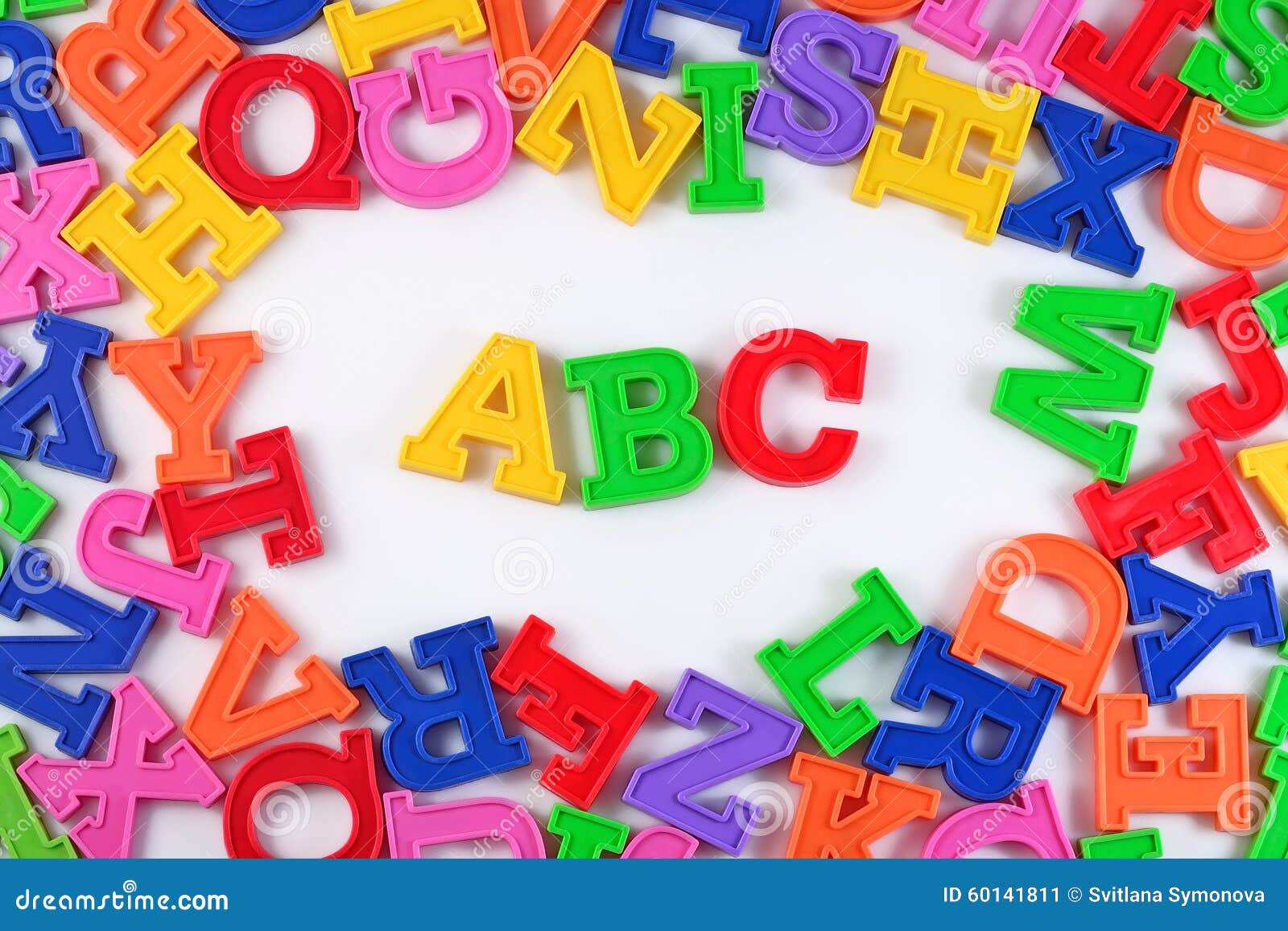 Colored Alphabet Frame Stock Photo | CartoonDealer.com #35694156