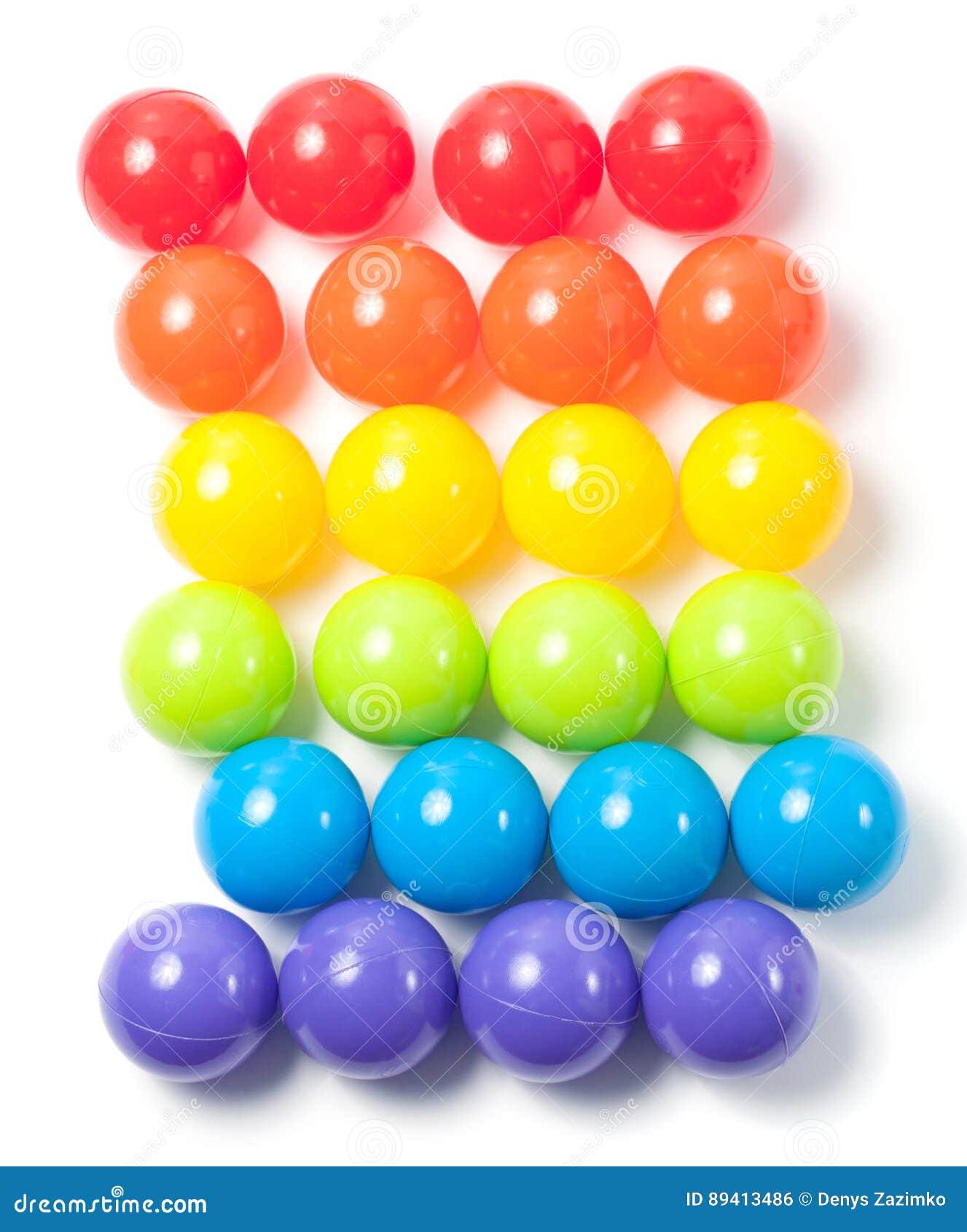 Plastic colored balls stock photo. Image of bright, playground - 89413486