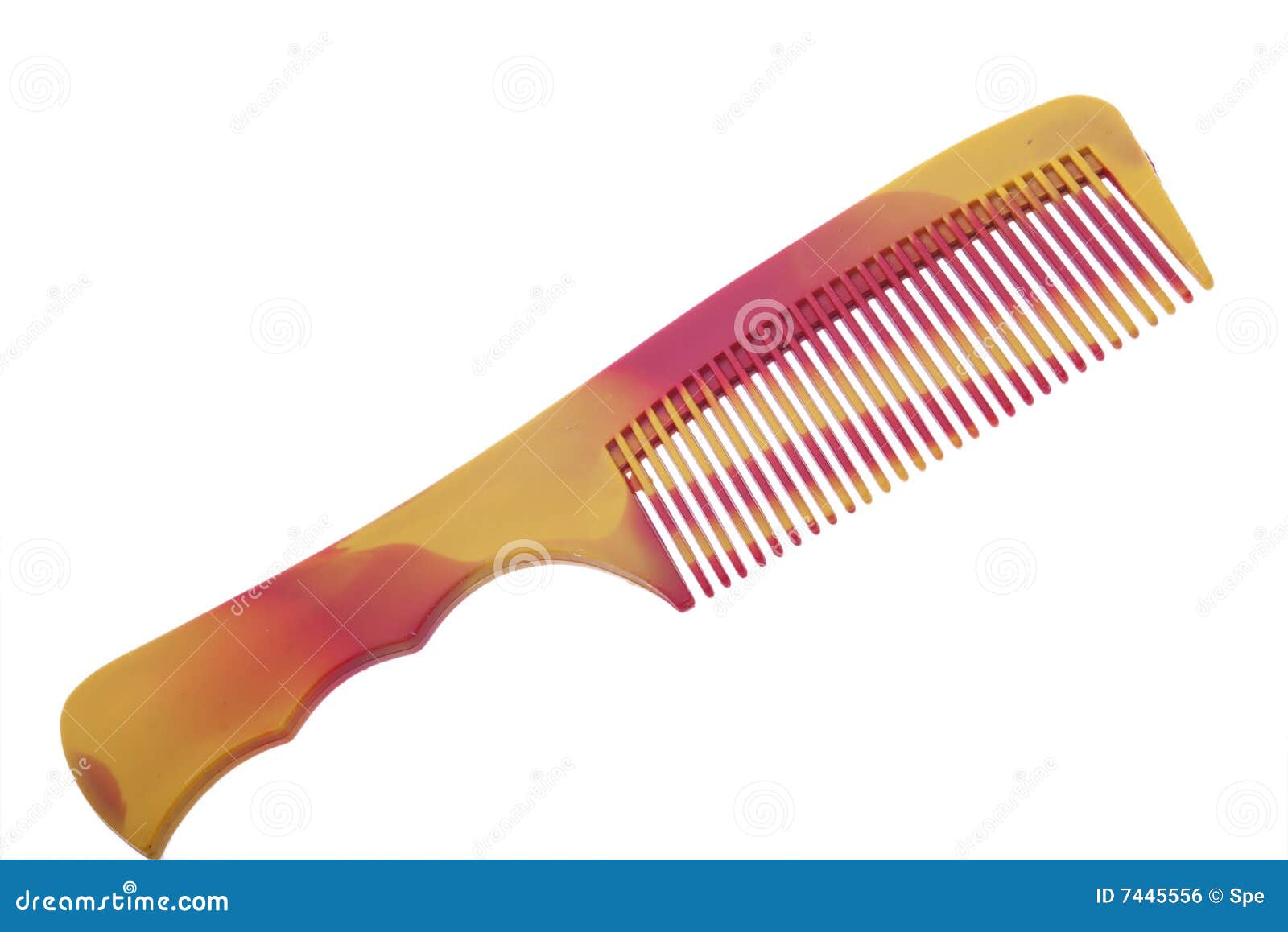 Plastic comb stock photo. Image of hygiene, arranging - 7445556