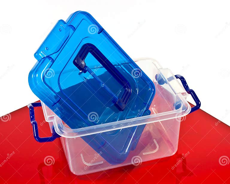 Empty container stock image. Image of clear, blue, container - 22548913