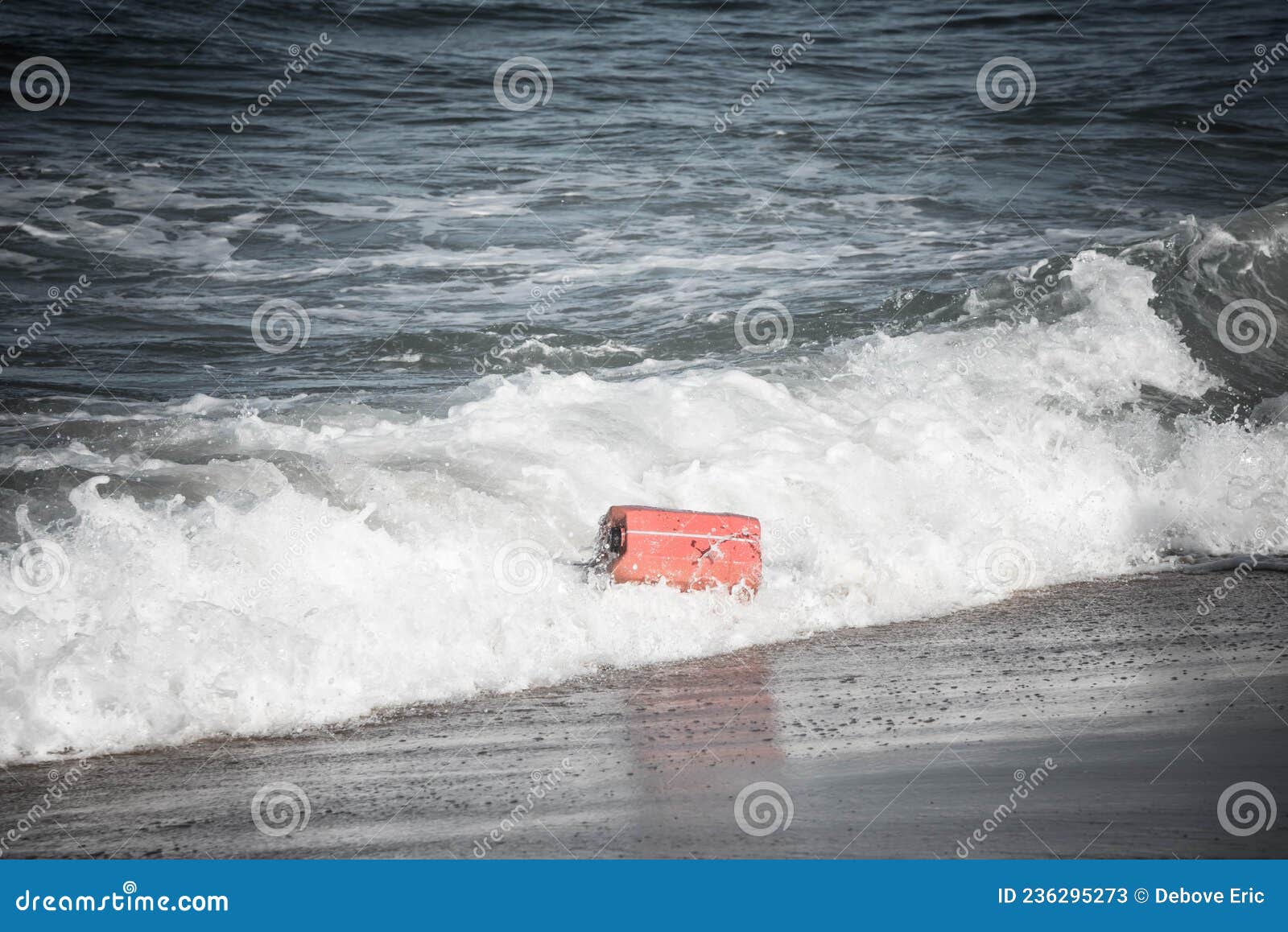 Plastic Container Floating on the Sea Stock Image - Image of rejection ...