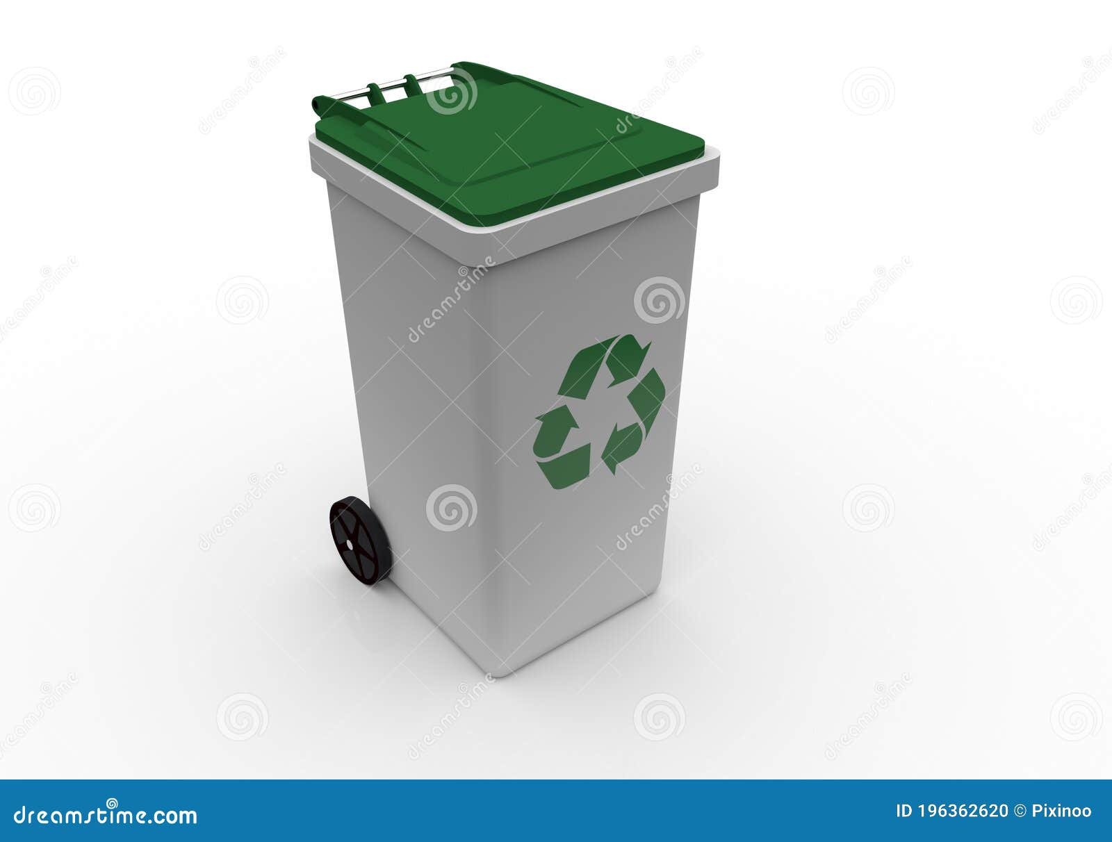 Plastic Container for Garbage of Different Types. Waste Recycle ...