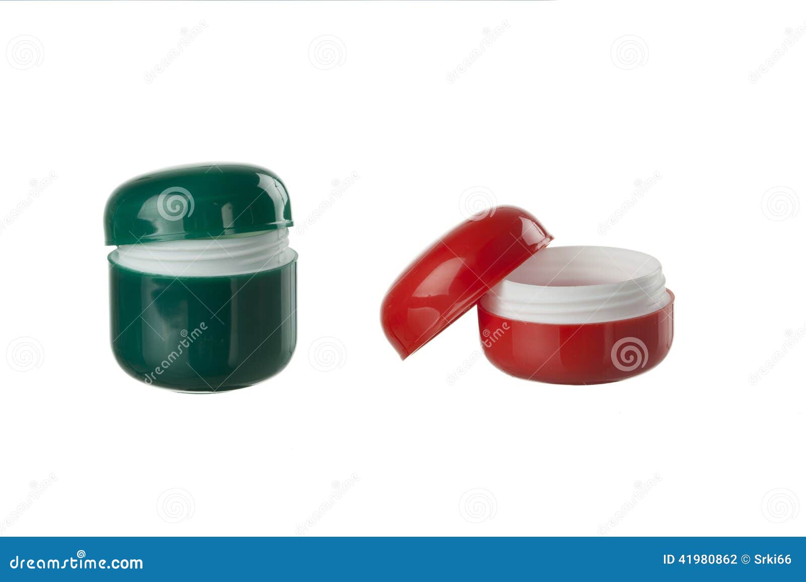 Plastic Container for Ointment Stock Photo - Image of clear, disposable ...