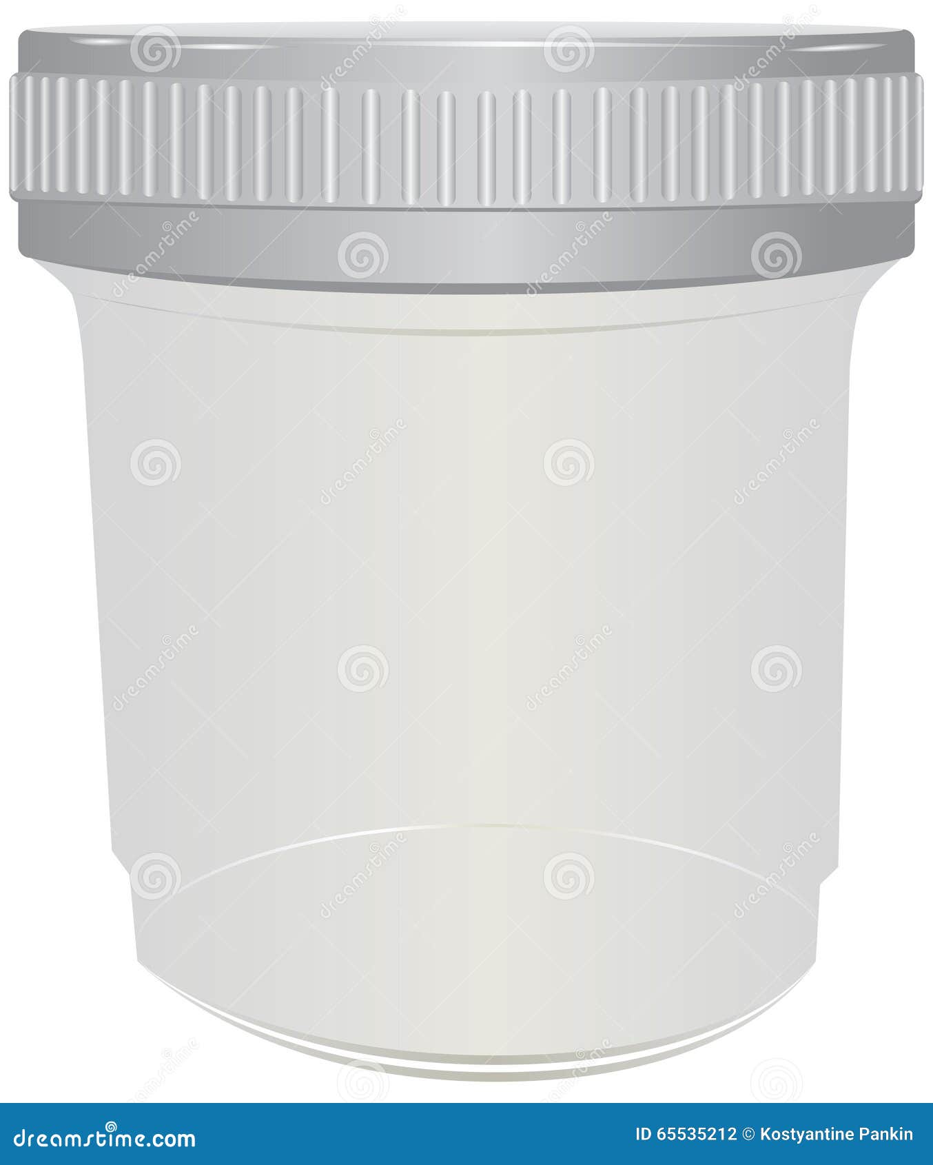 Plastic Urine Test Container. Sterile Specimen Cup For Urinalysis ...