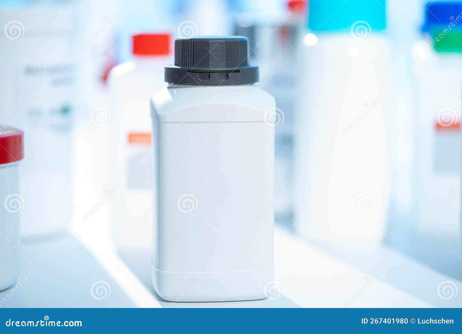 Plastic Container for Storing Chemicals and Food Additives Stock Photo ...