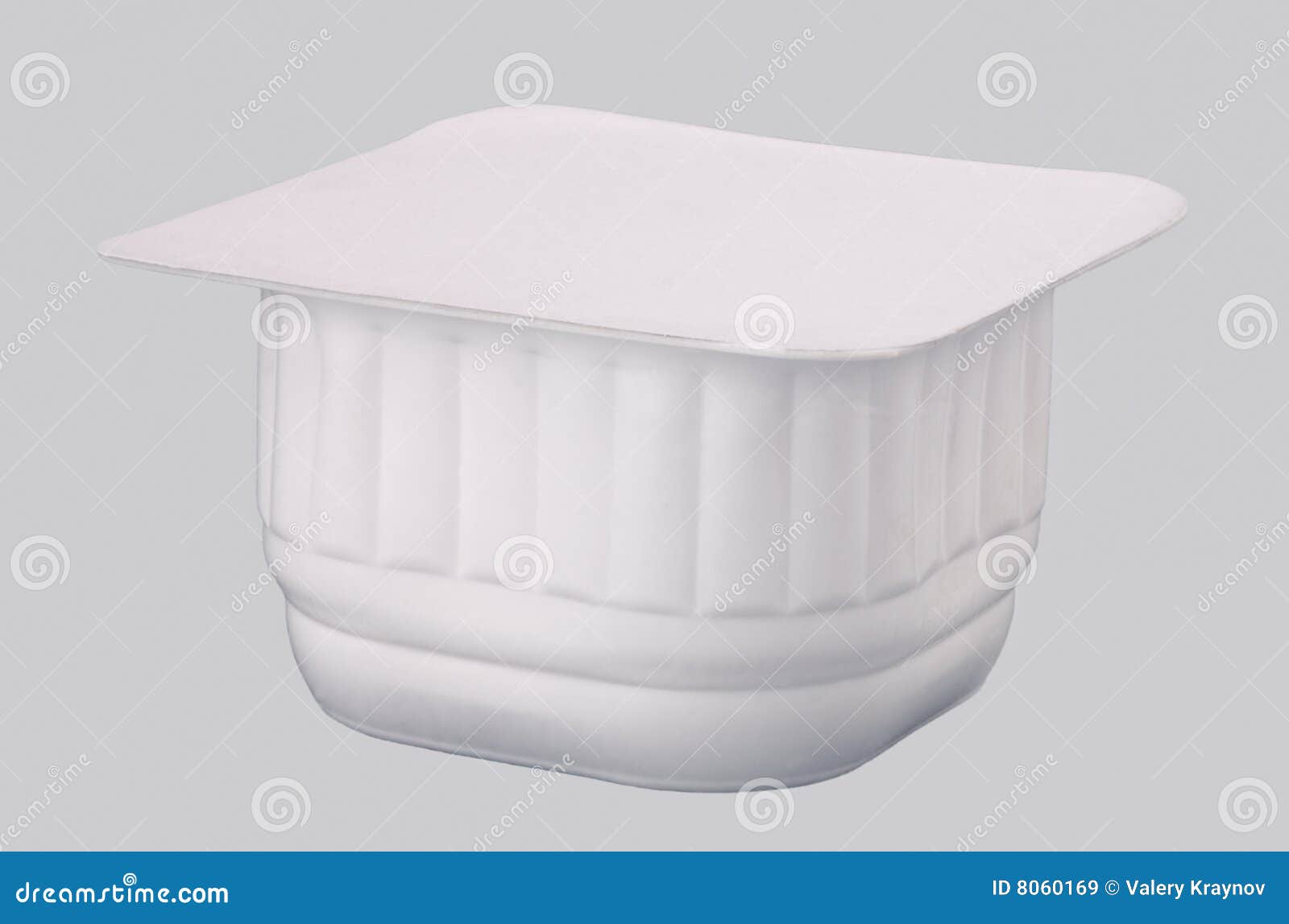 Plastic Container Voor Yoghurt Stock Afbeelding - Image of diëet, dieet ...