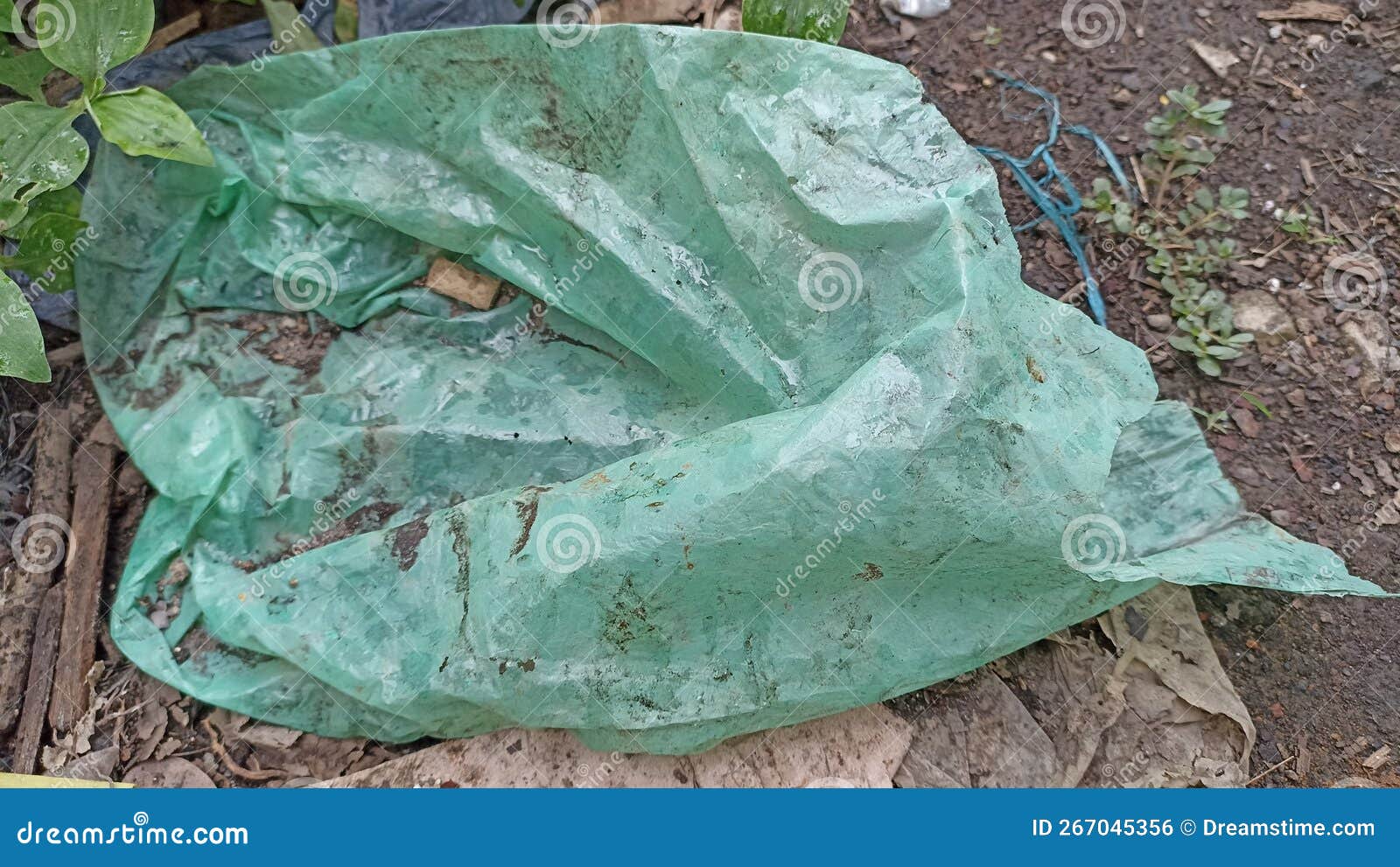 Plastic Container Waste that is Difficult To Decompose and Can Pollute ...