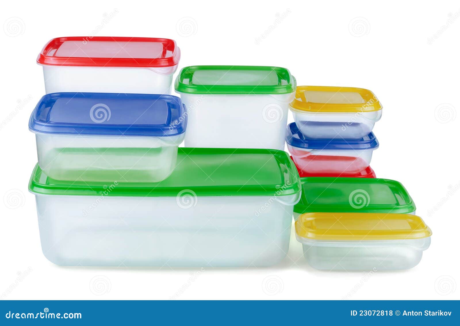 Plastic Containers stock photo. Image of bowls, orange - 23072818