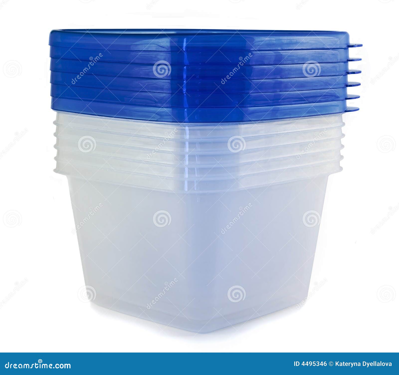 Plastic Containers stock photo. Image of clear, diet, clean - 4495346