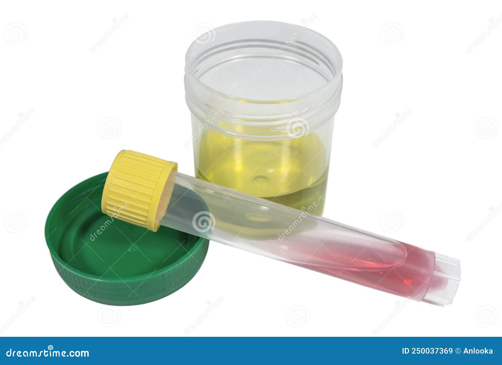 Plastic Containers for Collecting Biological Materials Stock Image ...