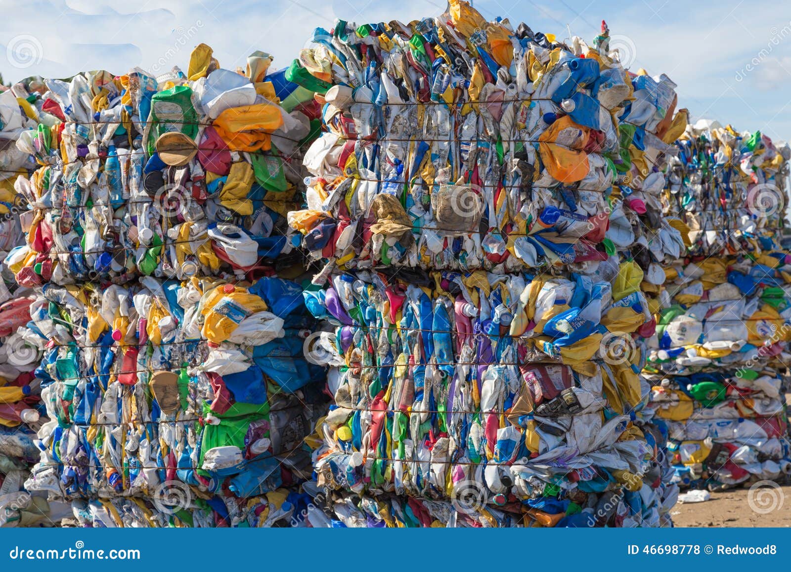 Plastic Containers Ready for Recycling Editorial Stock Photo - Image of ...