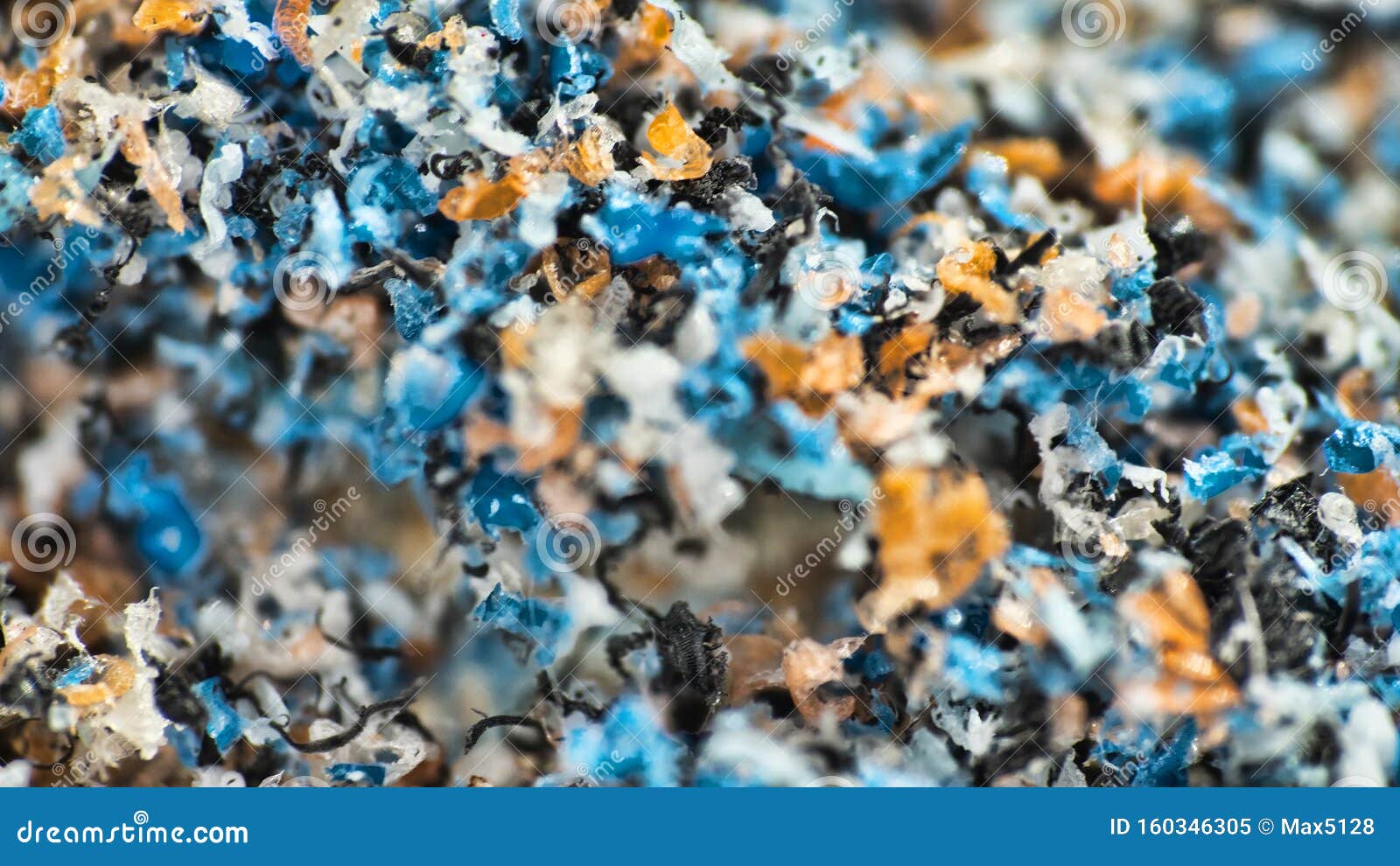 Plastic Contamination of Water Environment Stock Image - Image of macro ...