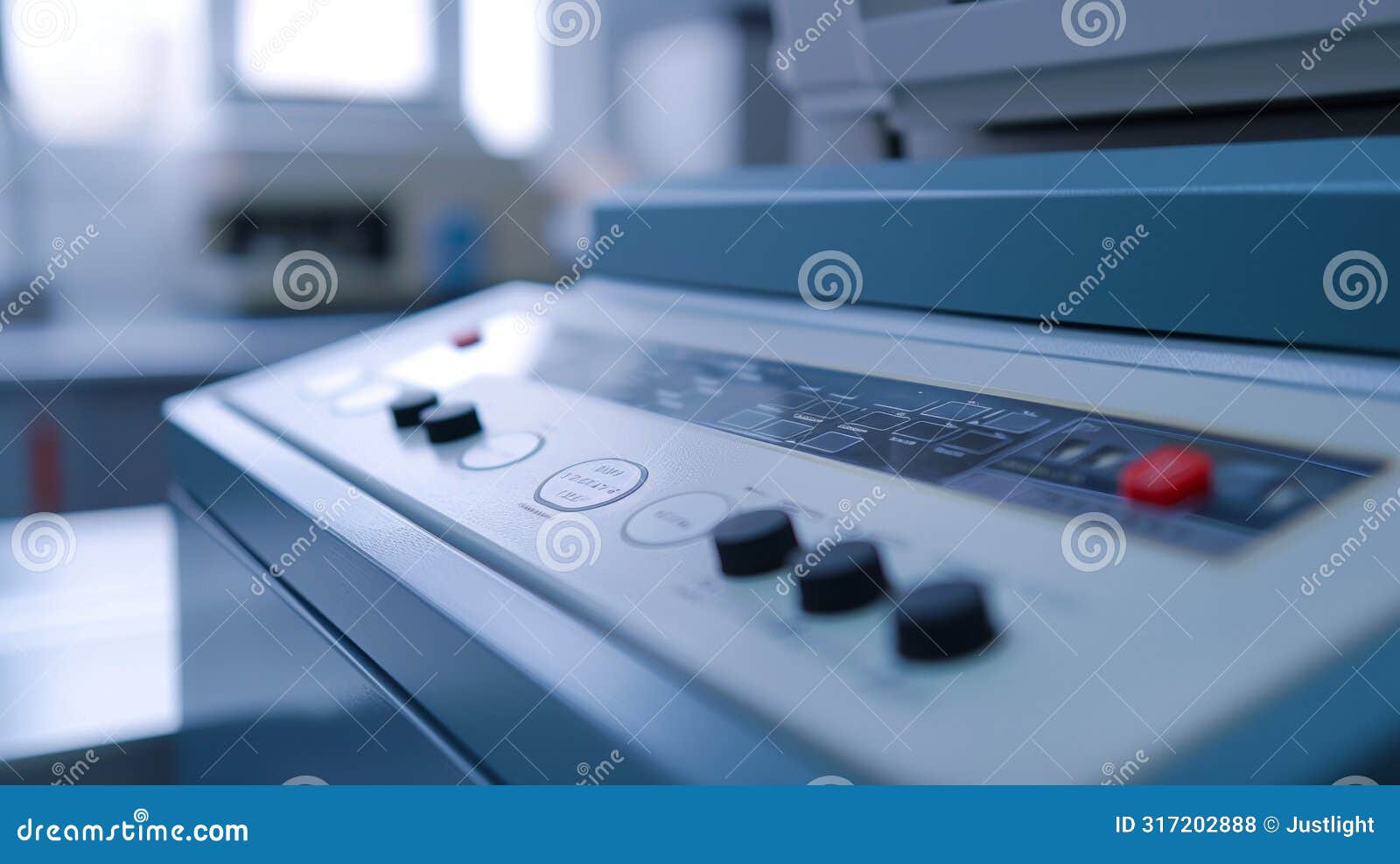 The Plastic Control Panel with Clearly Labeled Buttons and Digital ...