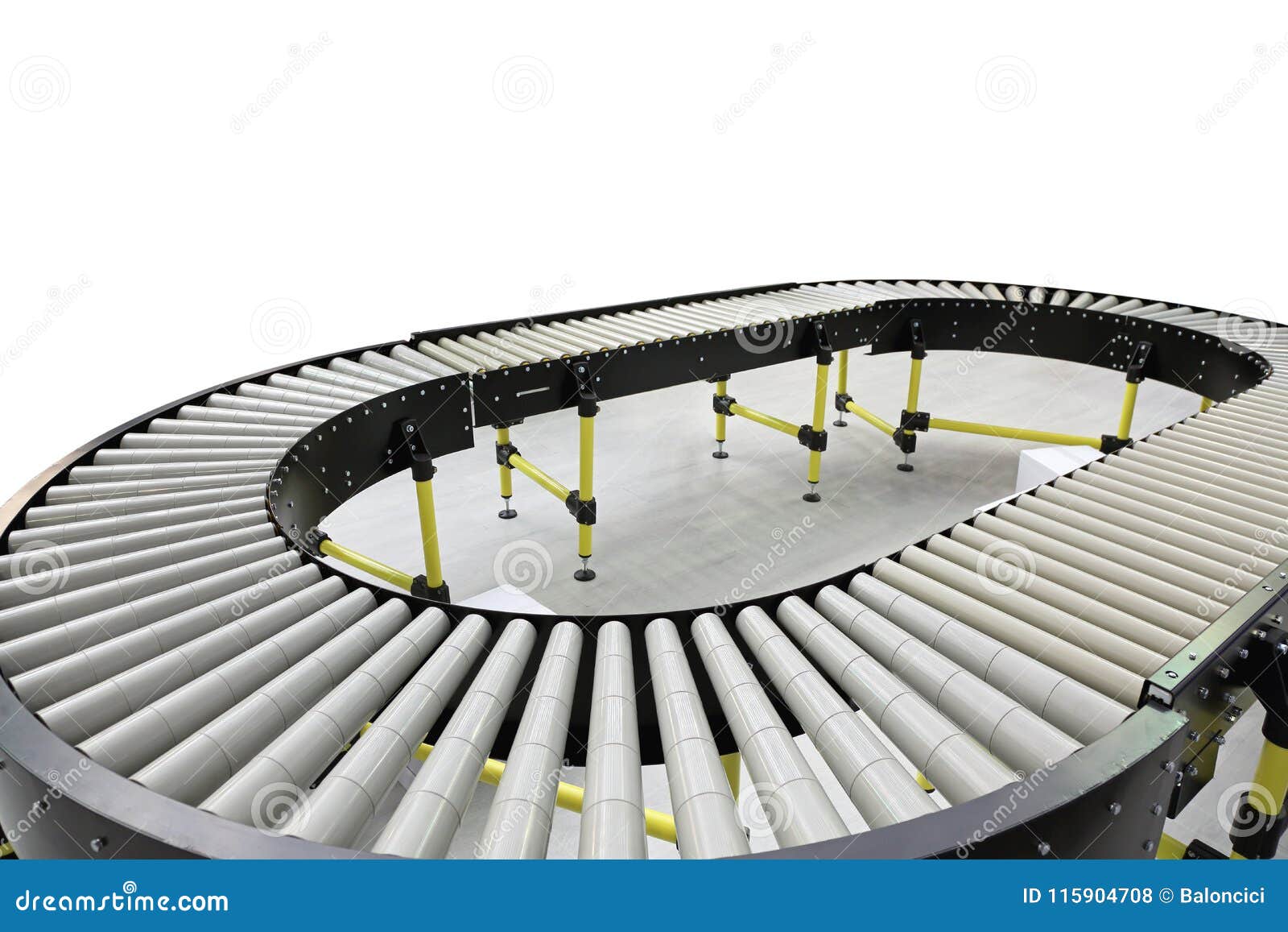 Conveyor Loop stock photo. Image of moving, logistics - 115904708