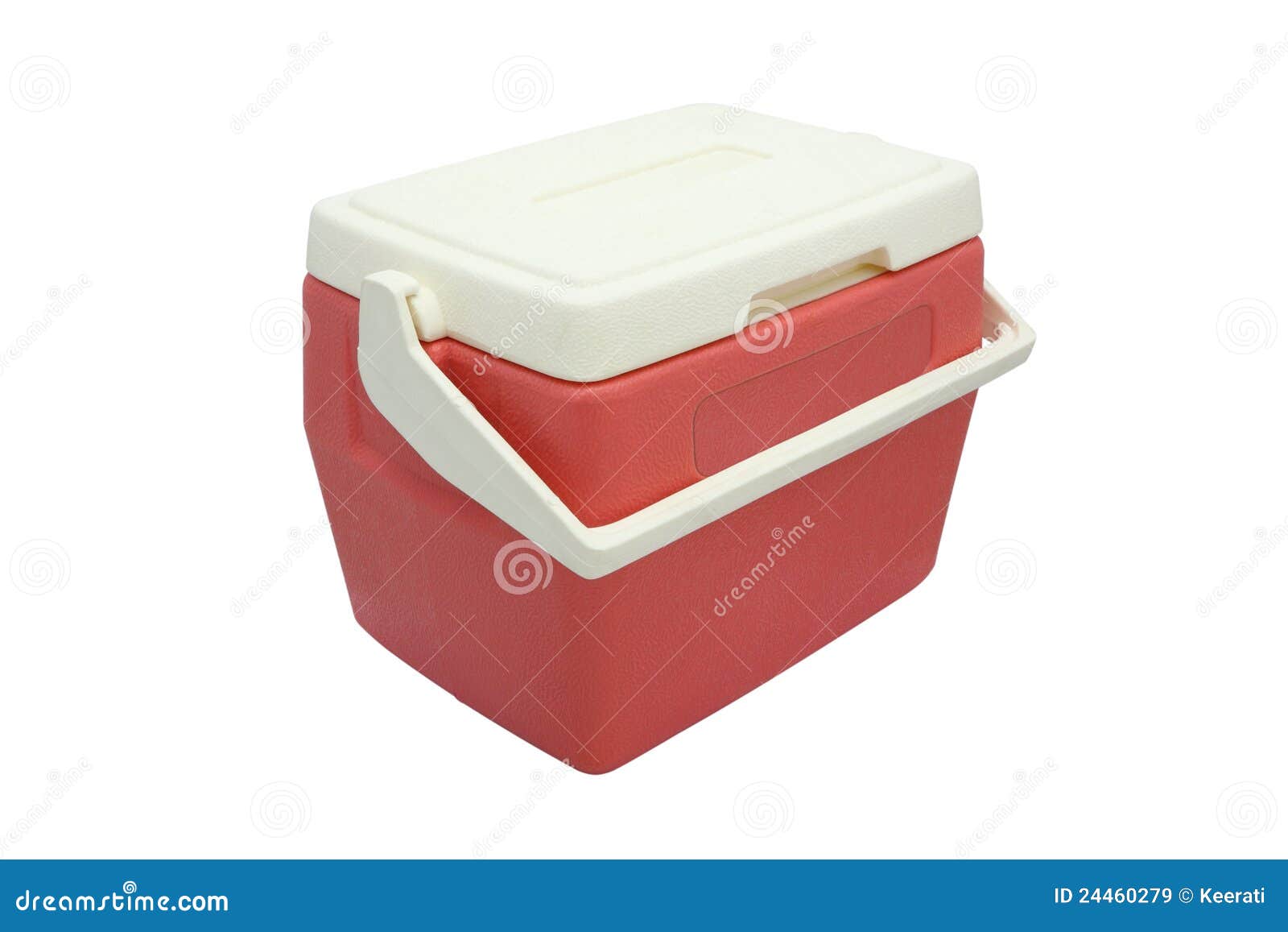Plastic Cooler Box Closed Cover Stock Image - Image of cooler, beverage ...