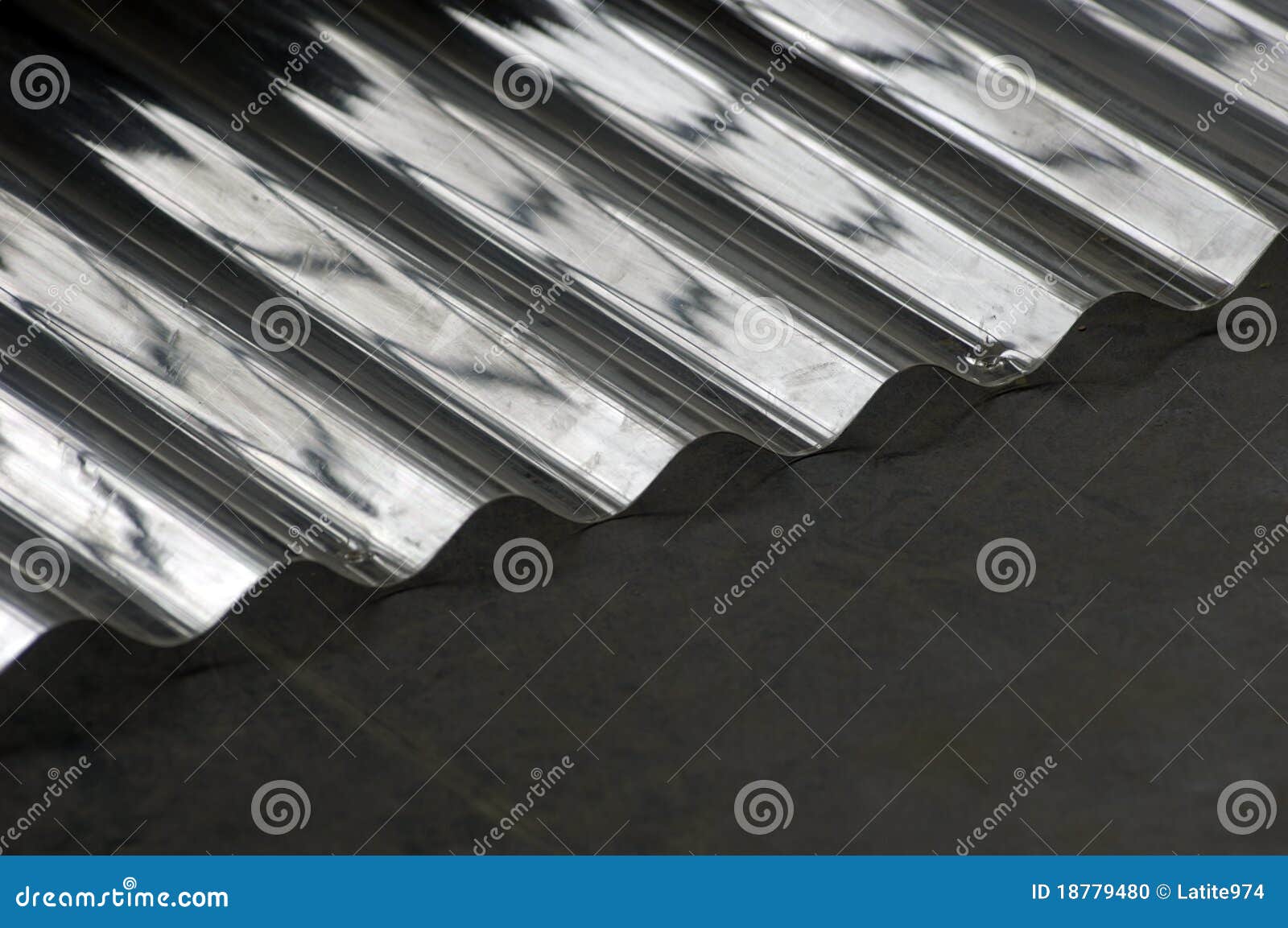 Plastic corrugated iron stock photo. Image of sheet, detail - 18779480