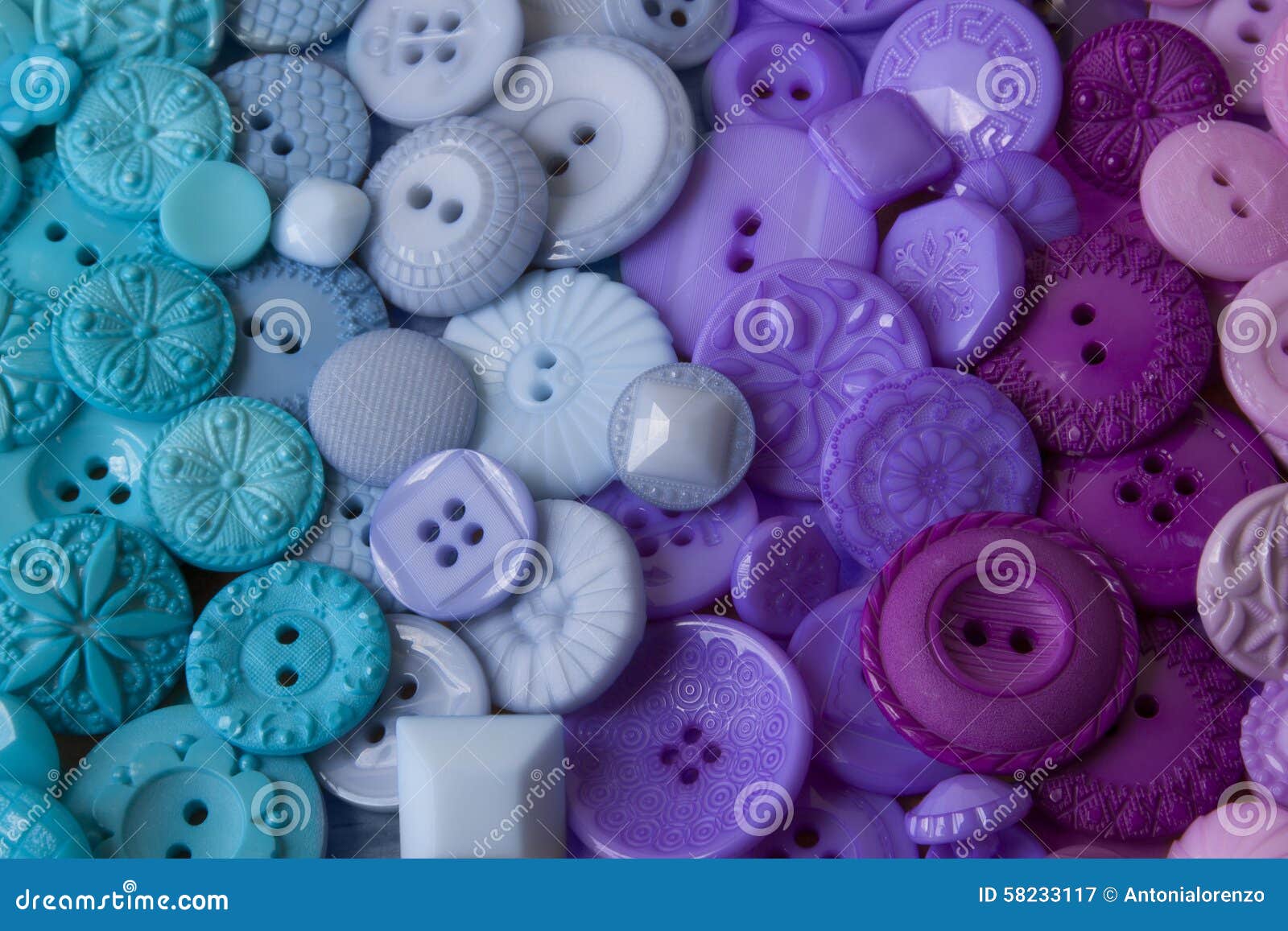 Plastic Craft Buttons stock image. Image of assorted - 58233117
