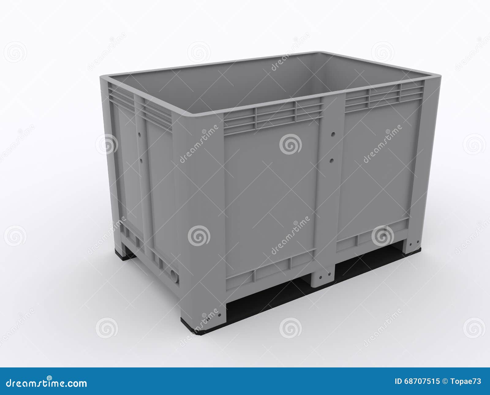 Plastic Crate Without Silhouette Cartoon Vector | CartoonDealer.com ...