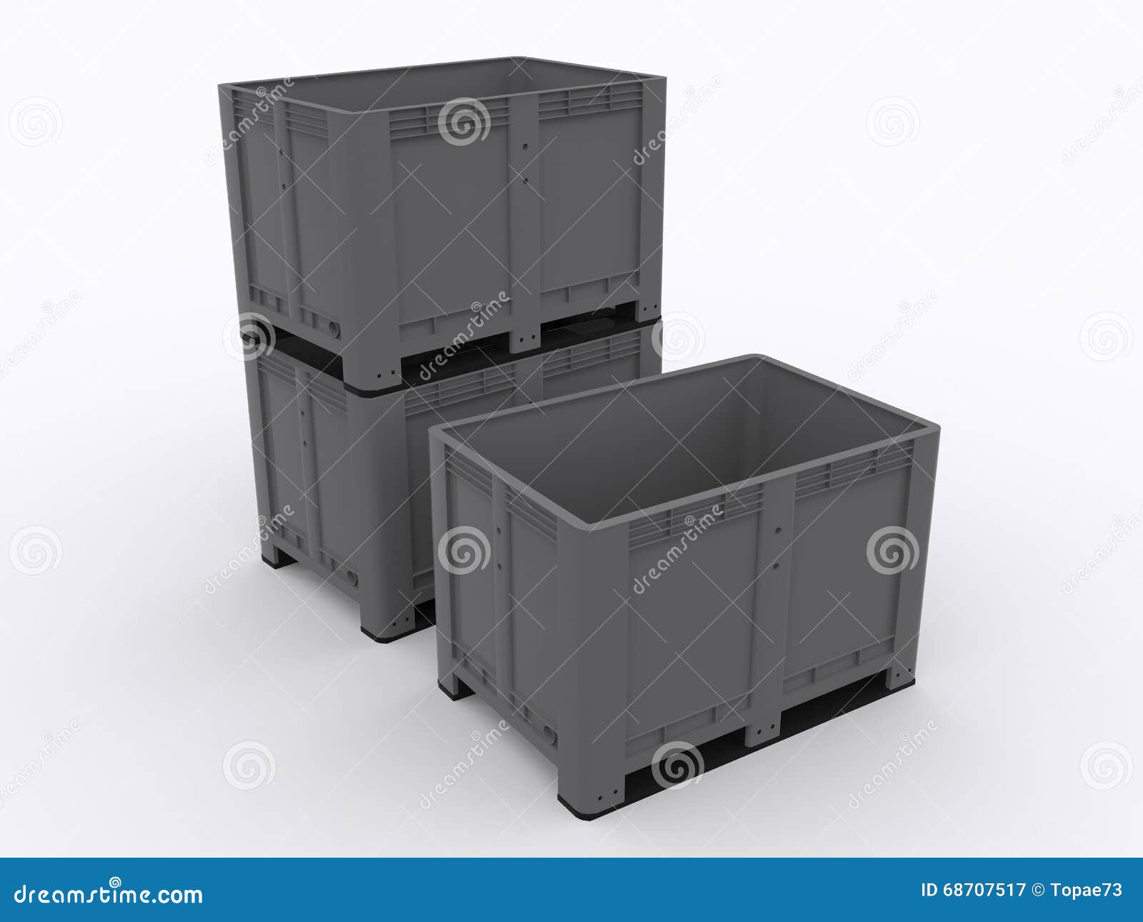 Plastic crate stock image. Image of packaging, shop, storage - 68707517