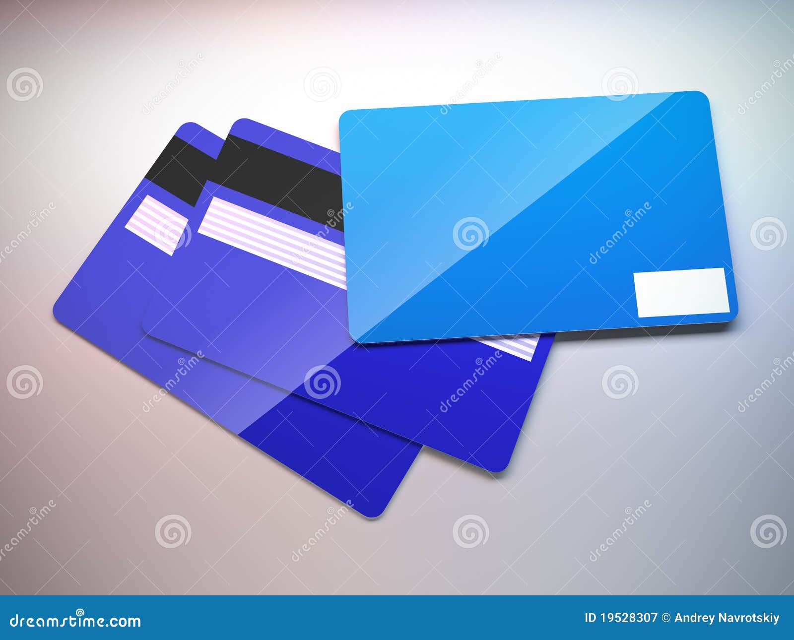 Plastic credit cards. stock illustration. Illustration of plastic ...