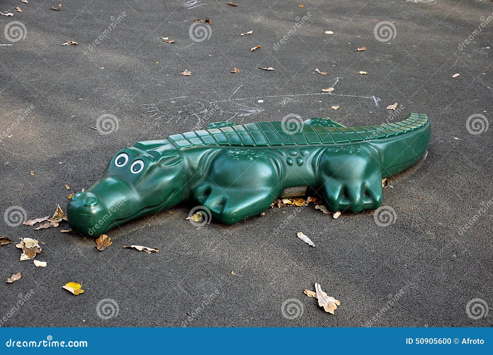Crocodile Plastic Toy Isolated In White Background Royalty-Free Stock ...