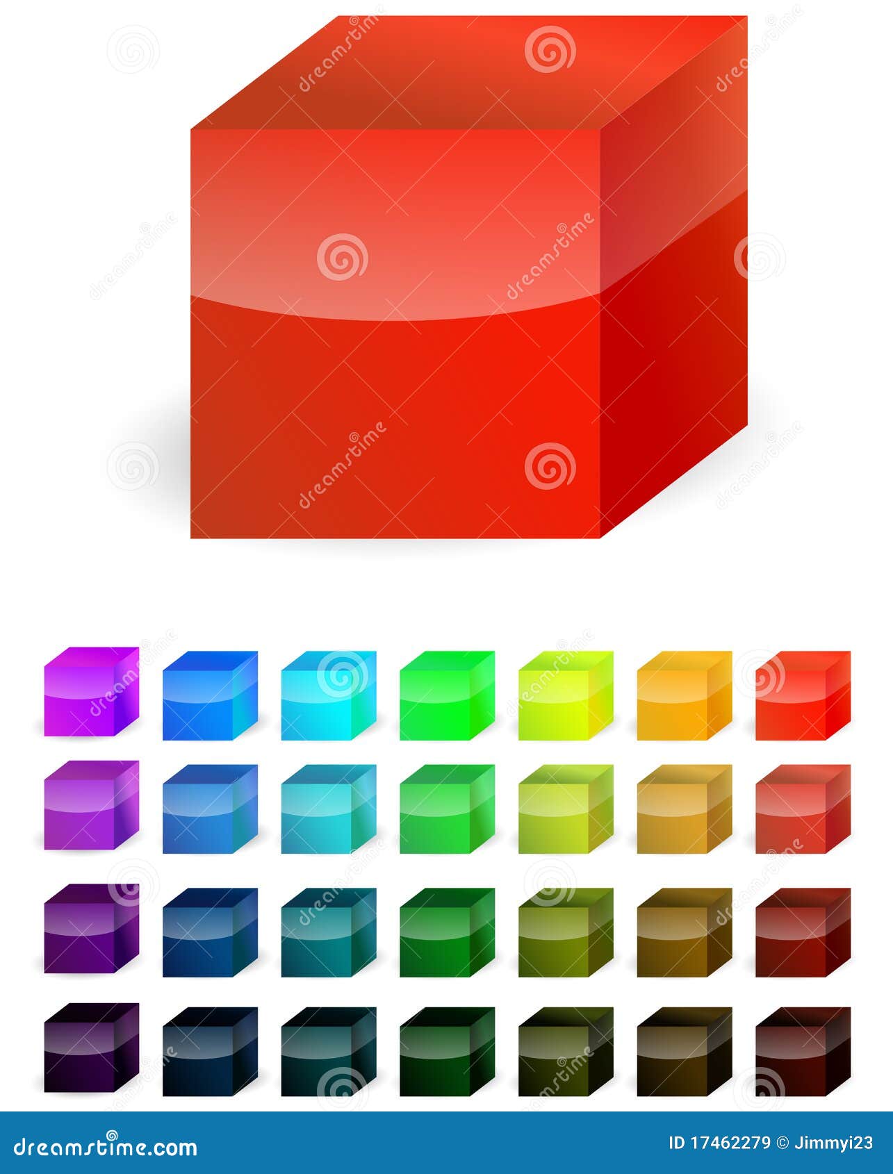 Plastic cube stock vector. Illustration of mathematics - 17462279