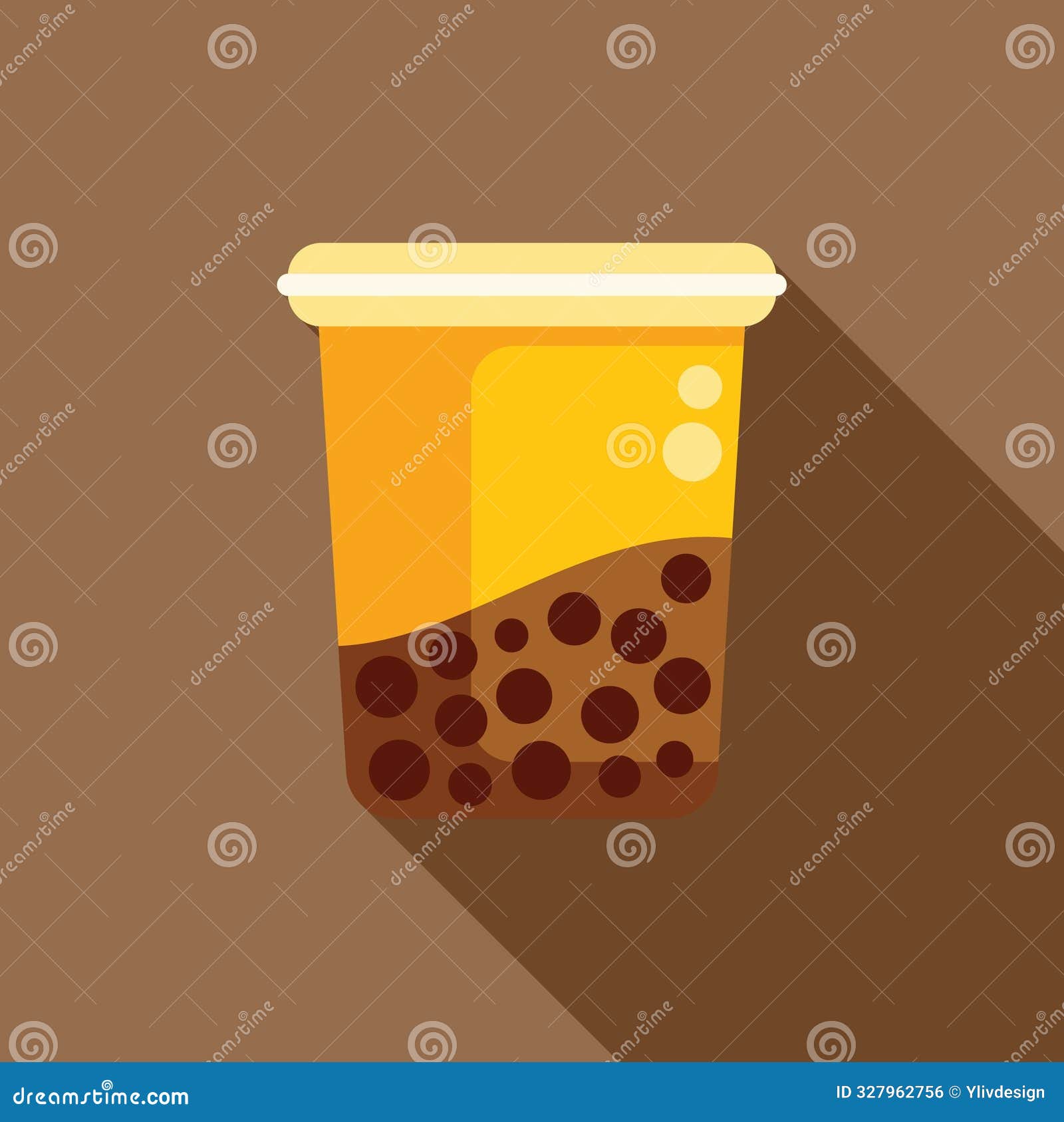 Tapioca Pearls. Seamless Pattern. Coloring Page Cartoon Vector ...
