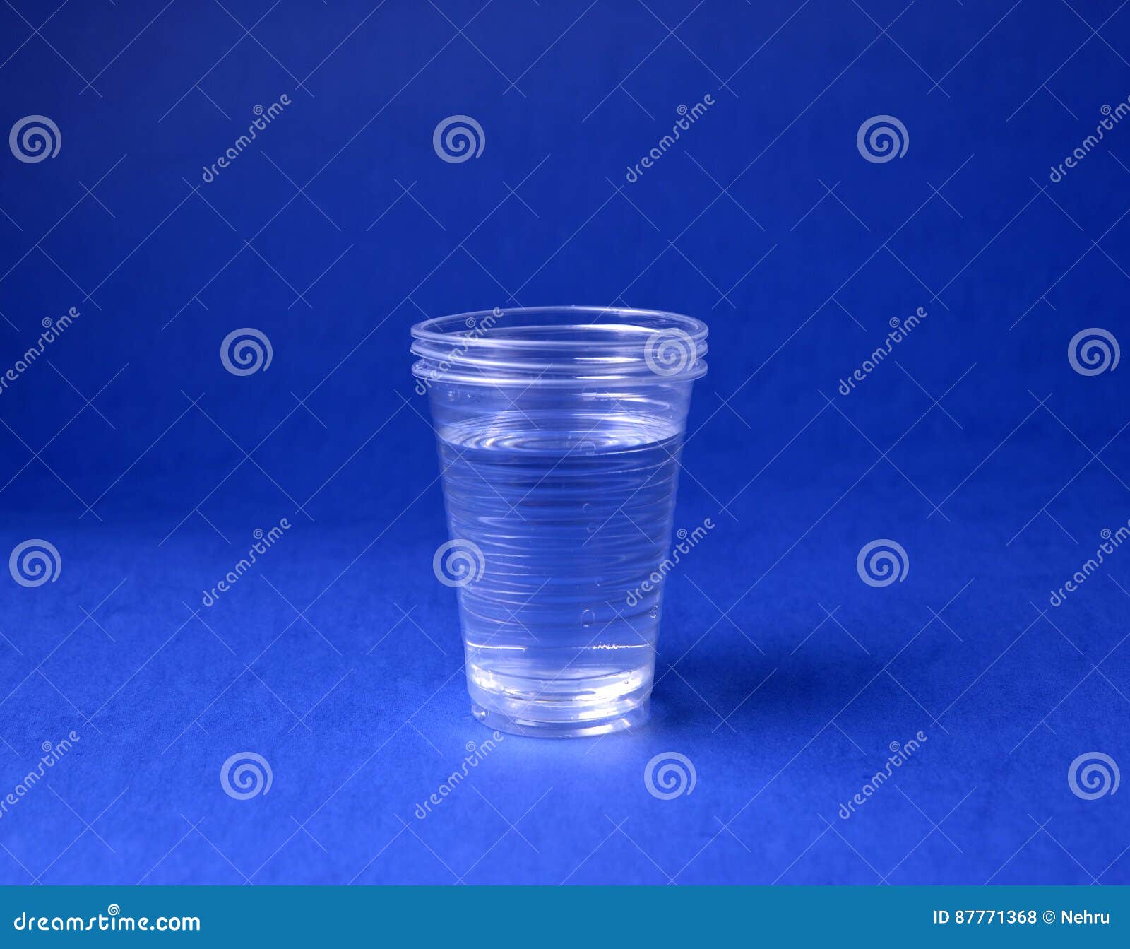 Plastic Cup Filled with Water Stock Photo - Image of water, beverage ...