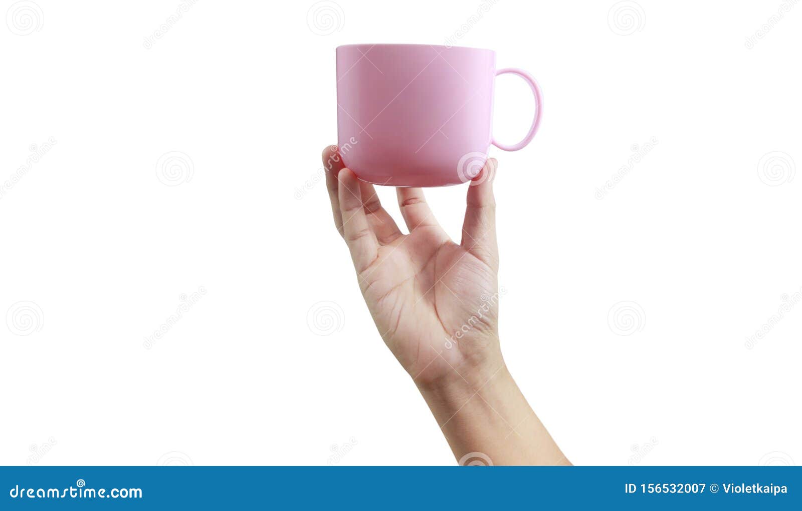 Plastic Cup in Hand Holding Stock Image - Image of thumb, container ...