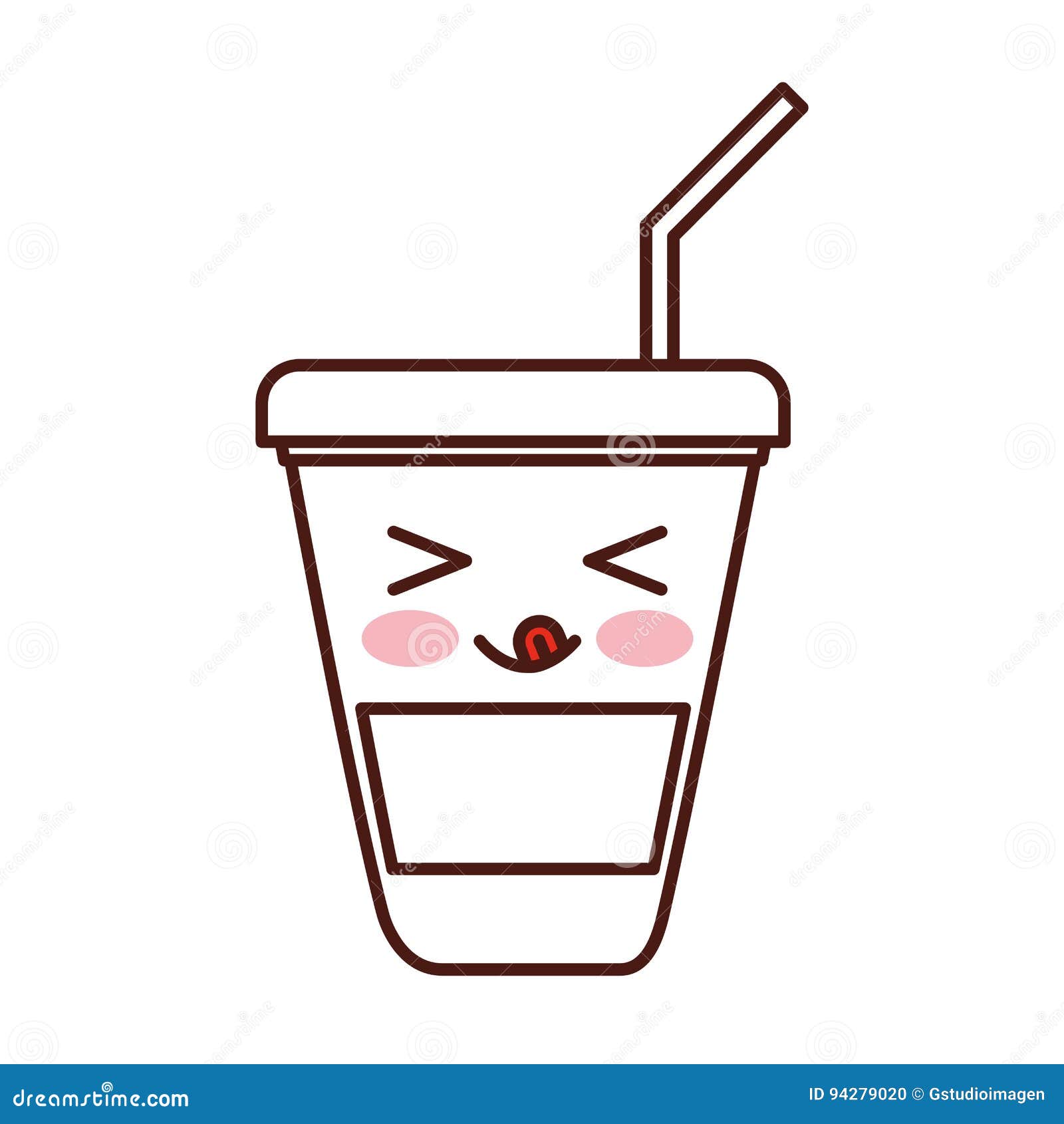 Plastic Cup Kawaii Character Stock Vector - Illustration of recycle ...