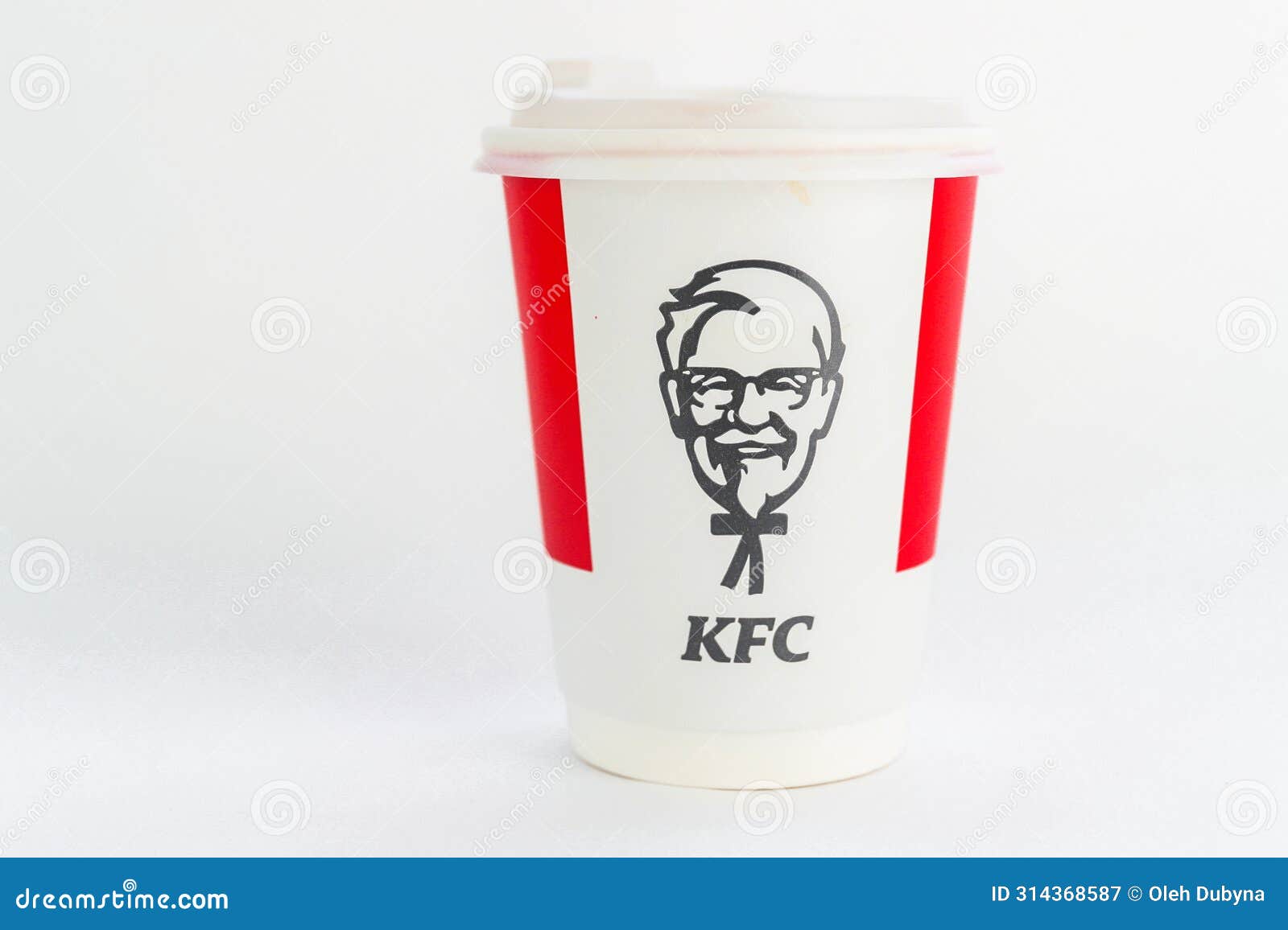 Plastic cup with KFC editorial photography. Image of dinner - 314368587