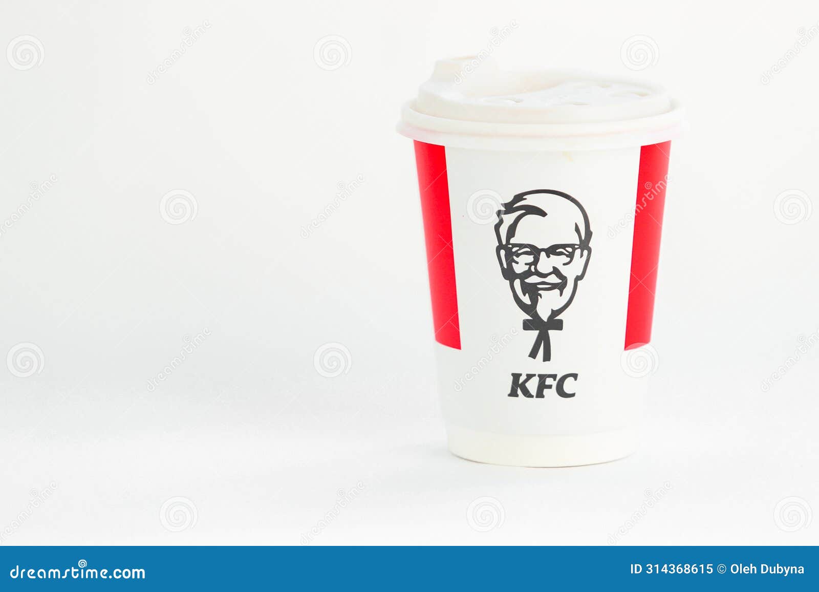 Plastic cup with KFC editorial image. Image of cooking - 314368615