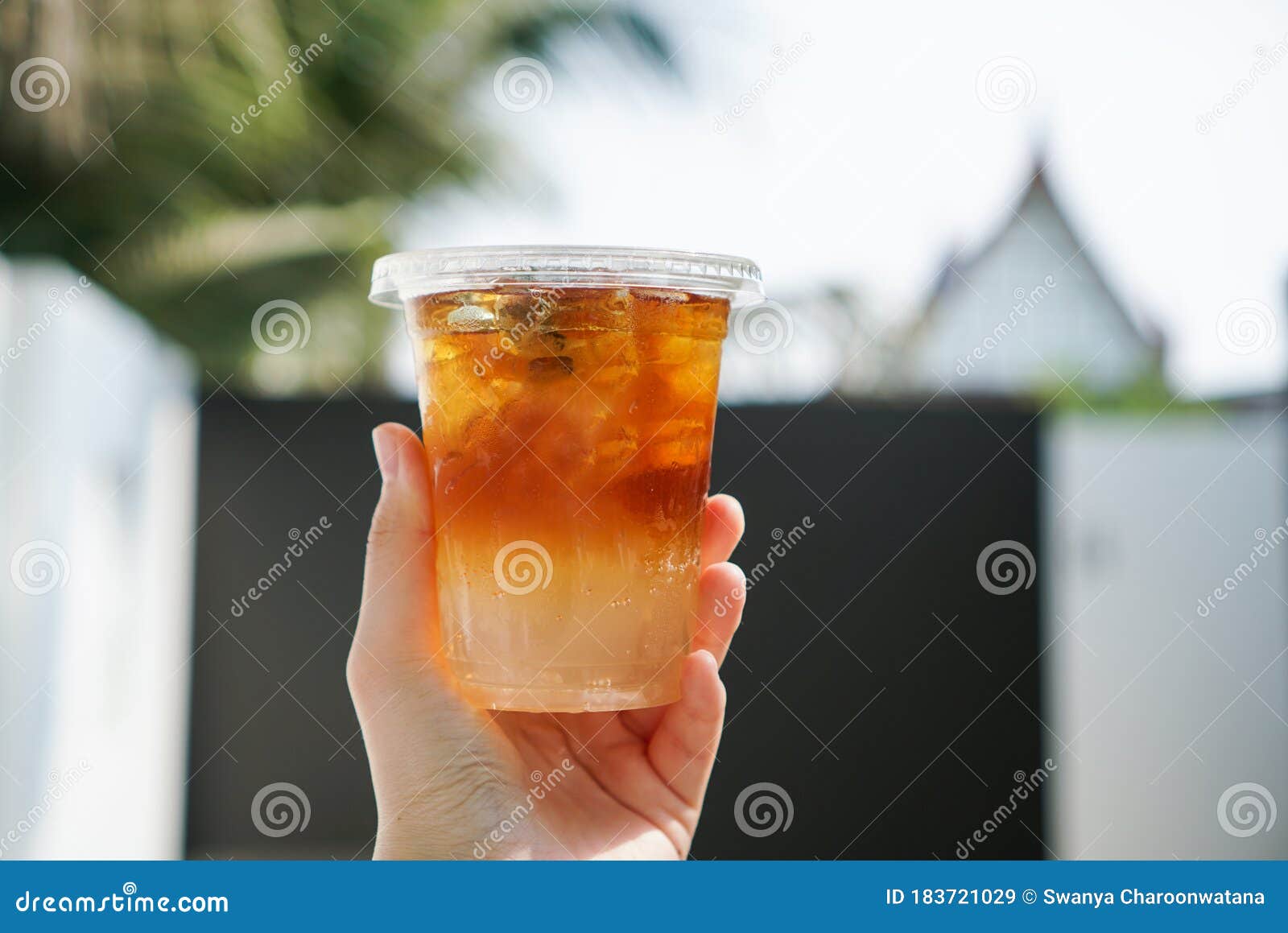 Iced Lychee Cold Brew Drink. Stock Image - Image of peel, eating: 183721029