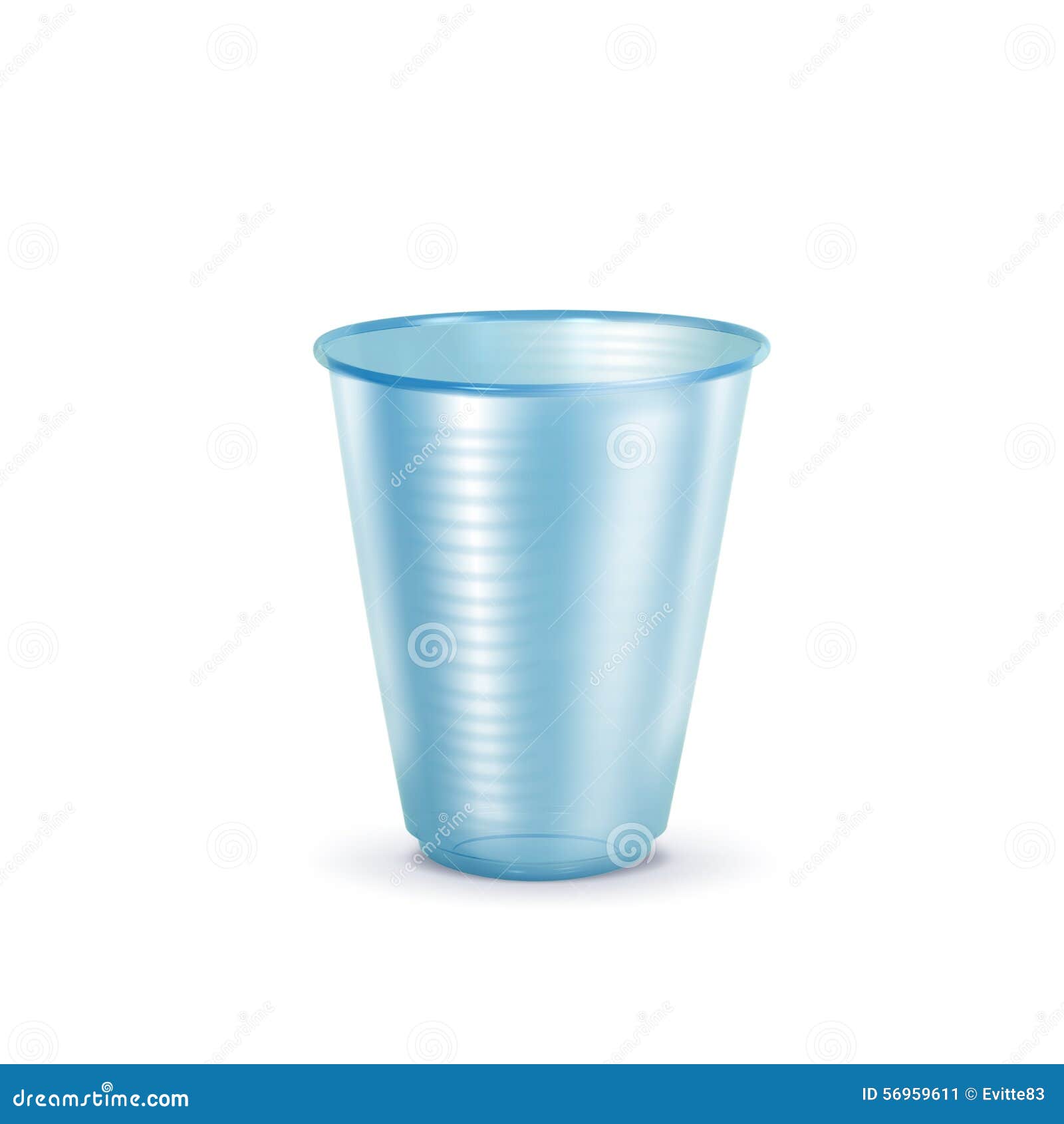 Plastic Cup. Recycling Concept, Isolation on White Stock Image - Image ...