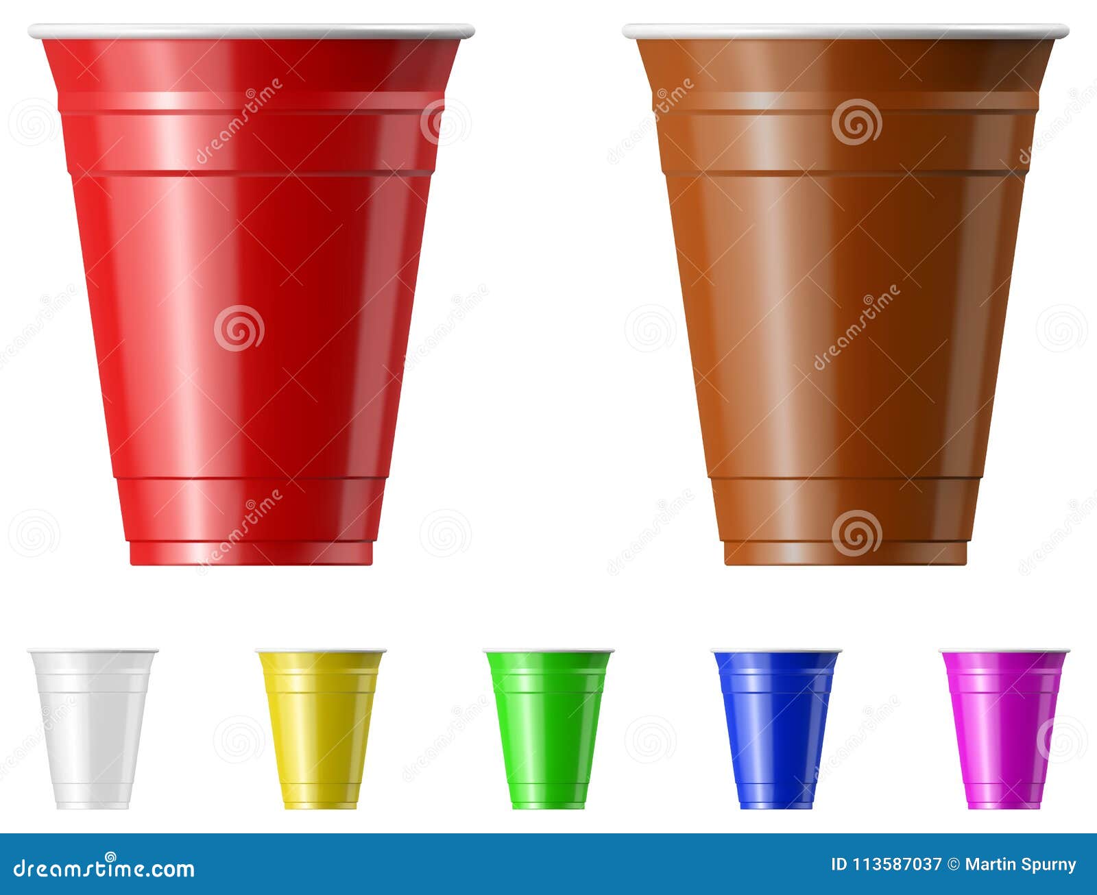Plastic cup stock vector. Illustration of drink, lemonade - 113587037