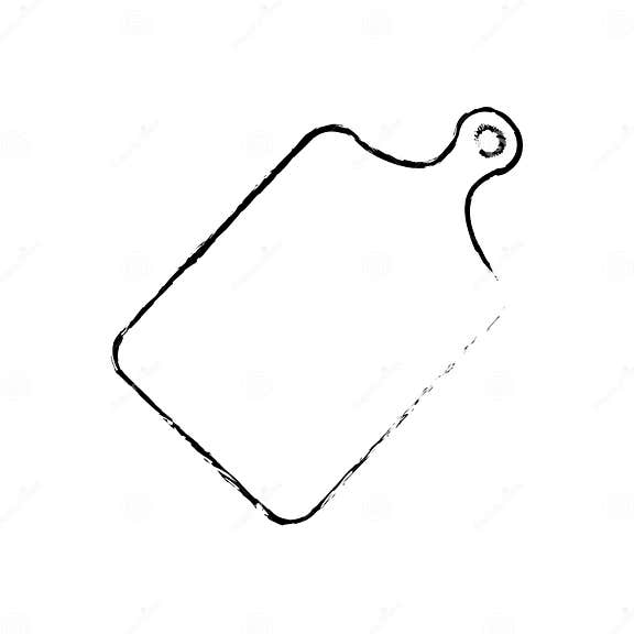 Plastic cutting board stock illustration. Illustration of design - 84079922