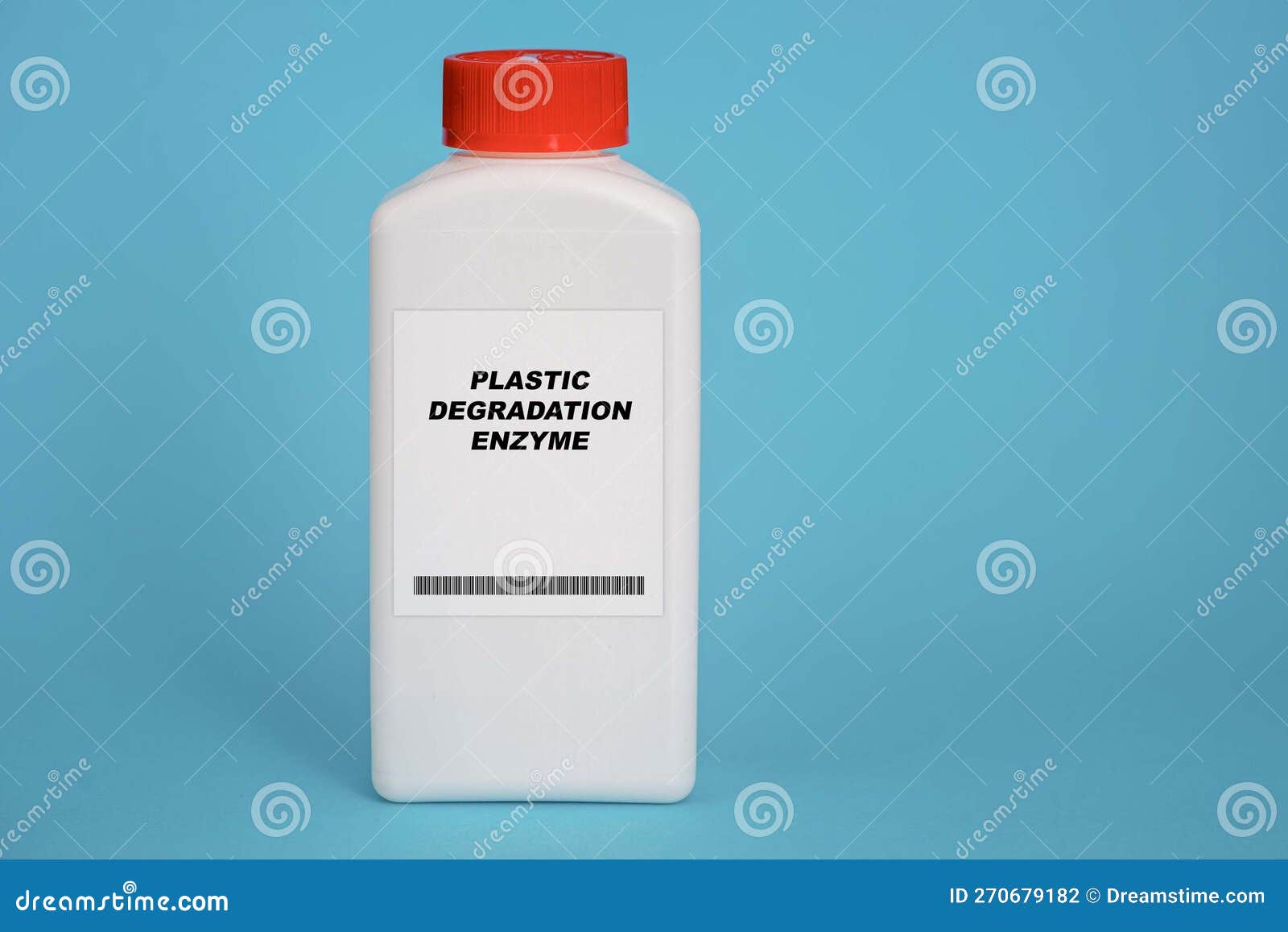 Plastic Degradation Enzyme. Sample of Plastic-Eating Microbial Enzyme ...