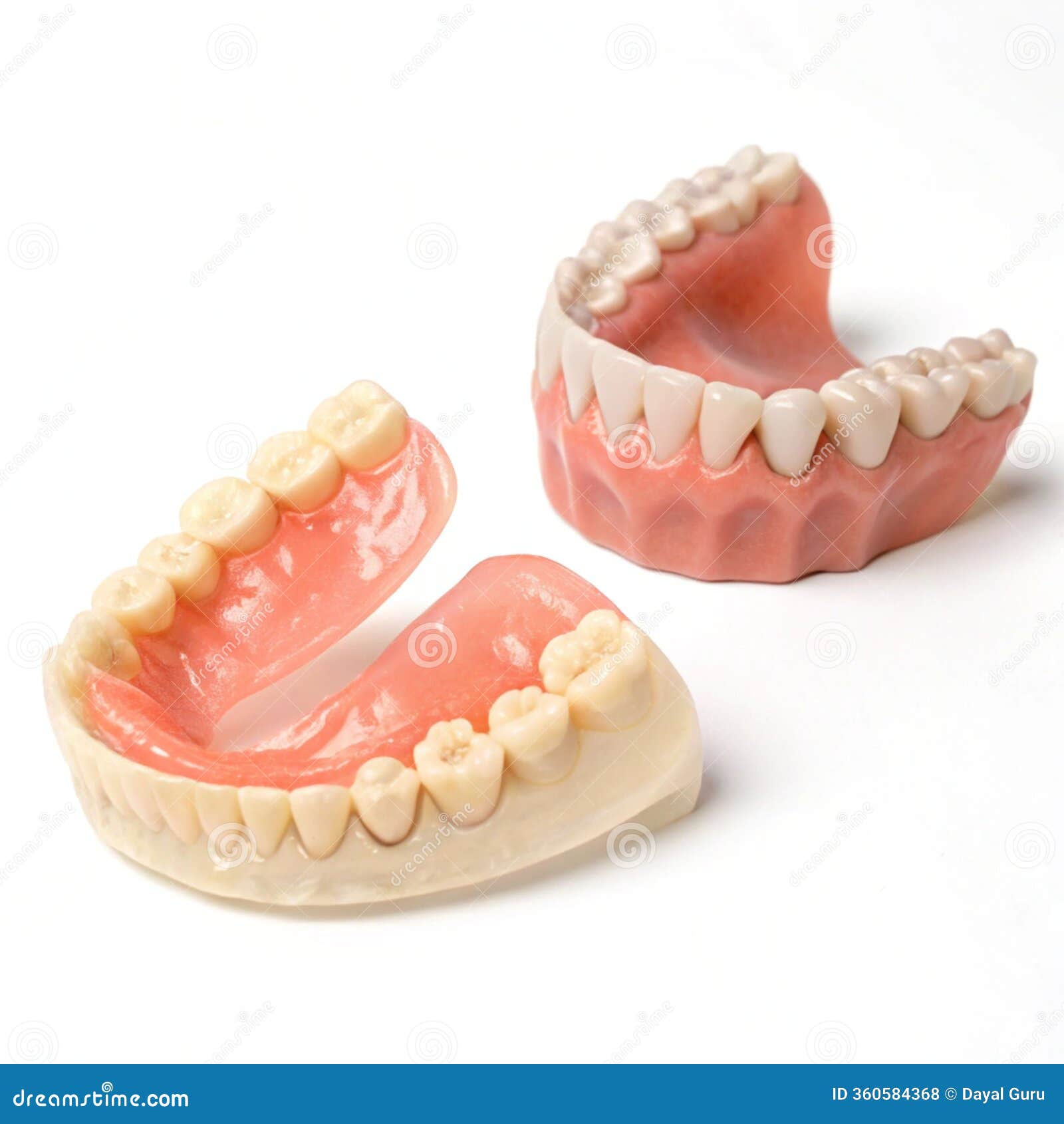 Plastic Denture Set Isolated on Transparent Background Stock ...
