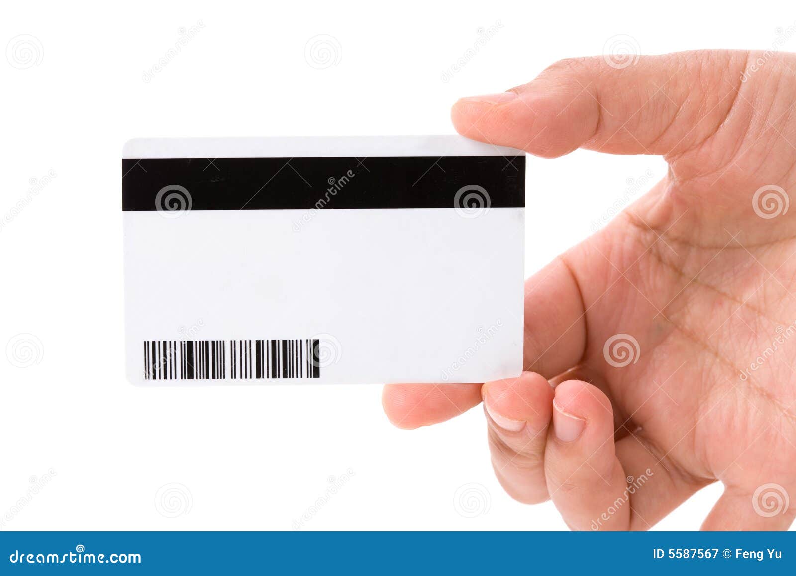 Plastic Digital Data Card stock image. Image of barcode - 5587567