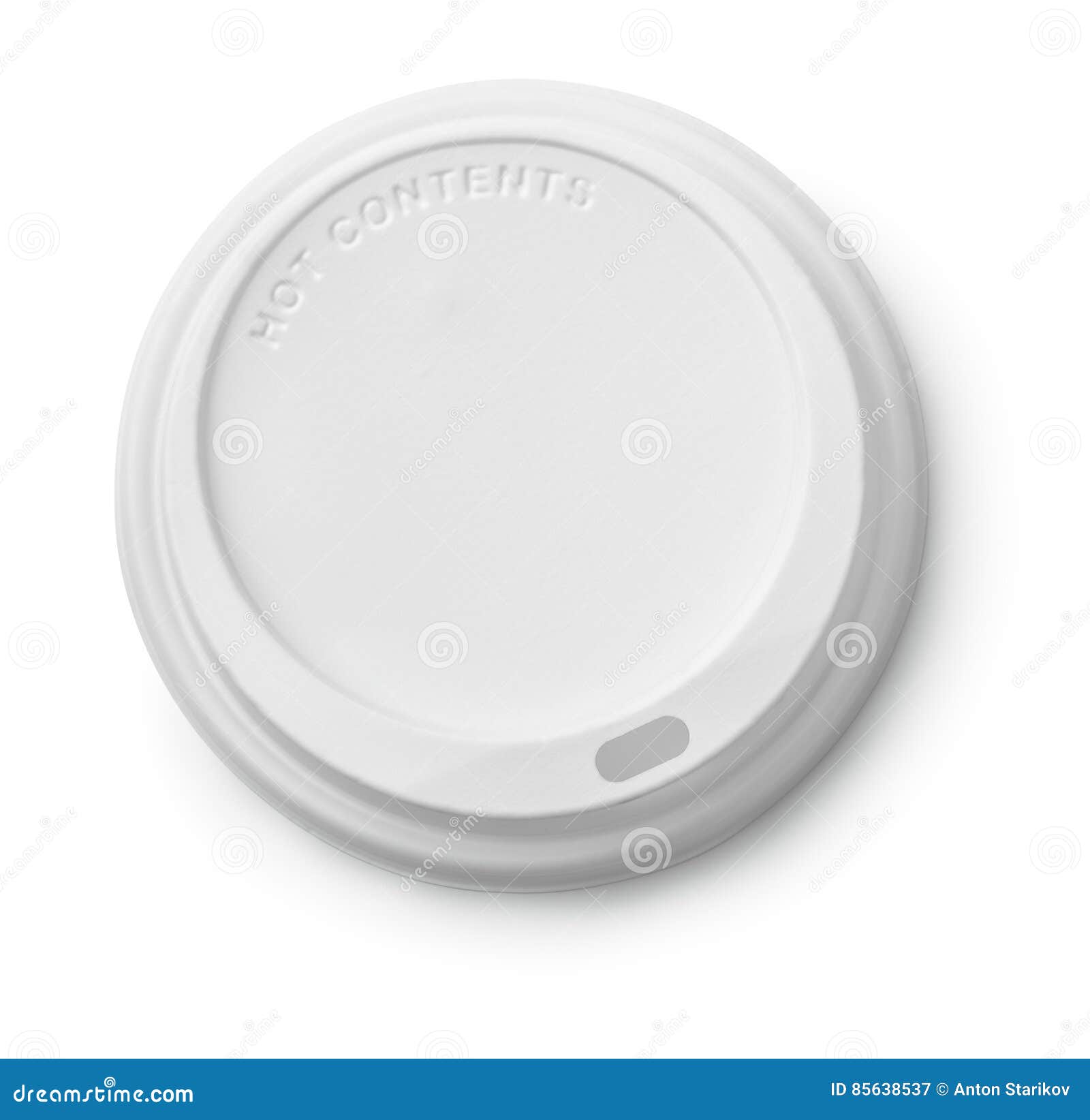 Plastic Disposable Top Coffee Cap Stock Image - Image of paper, drink ...