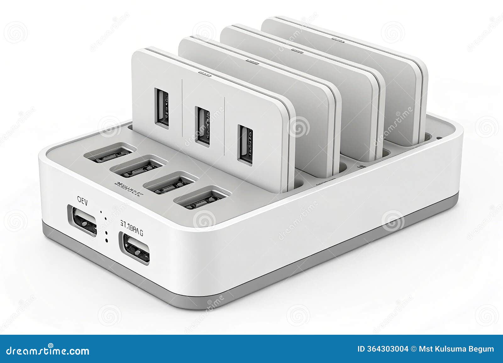 Plastic Docking Station For Charging Multiple Devices Royalty-Free ...