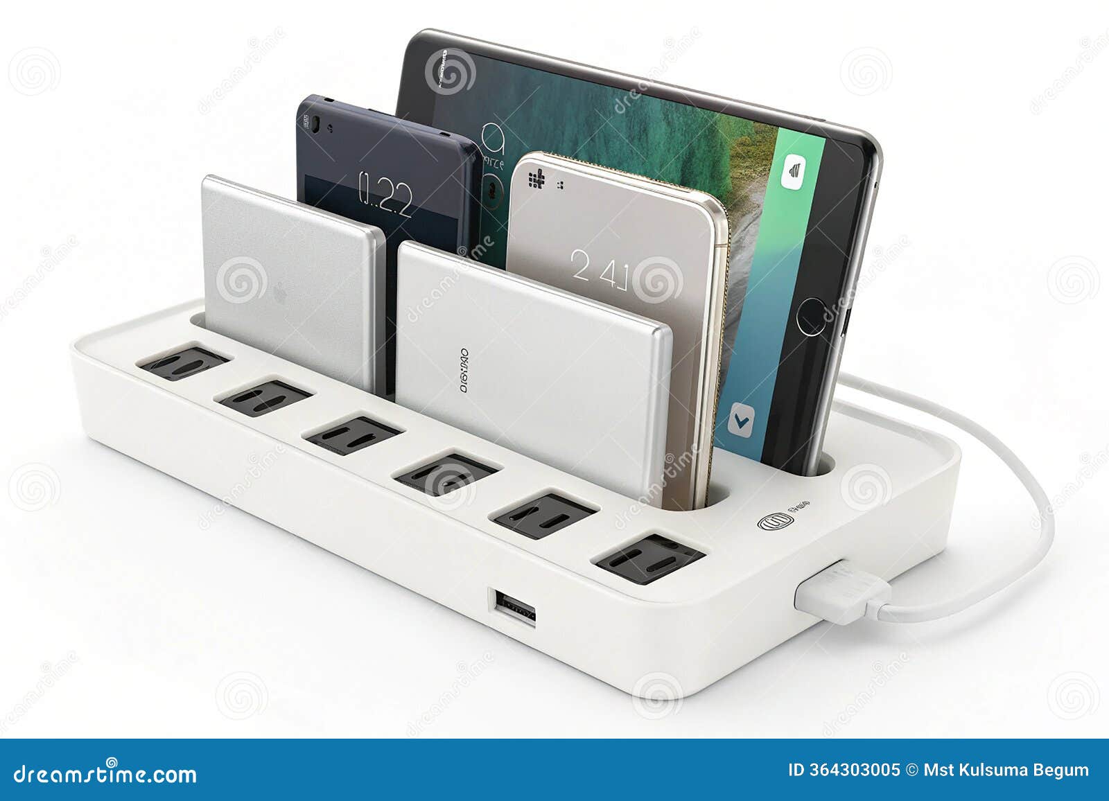 Docking Station Abstract Concept Vector Illustration | CartoonDealer ...